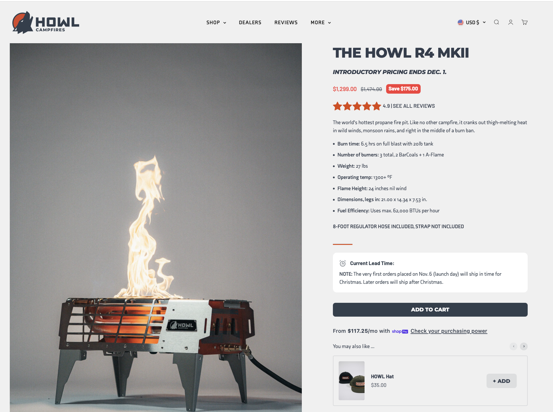 Howl Campfires R1 (affordable option) - Bronco Nation