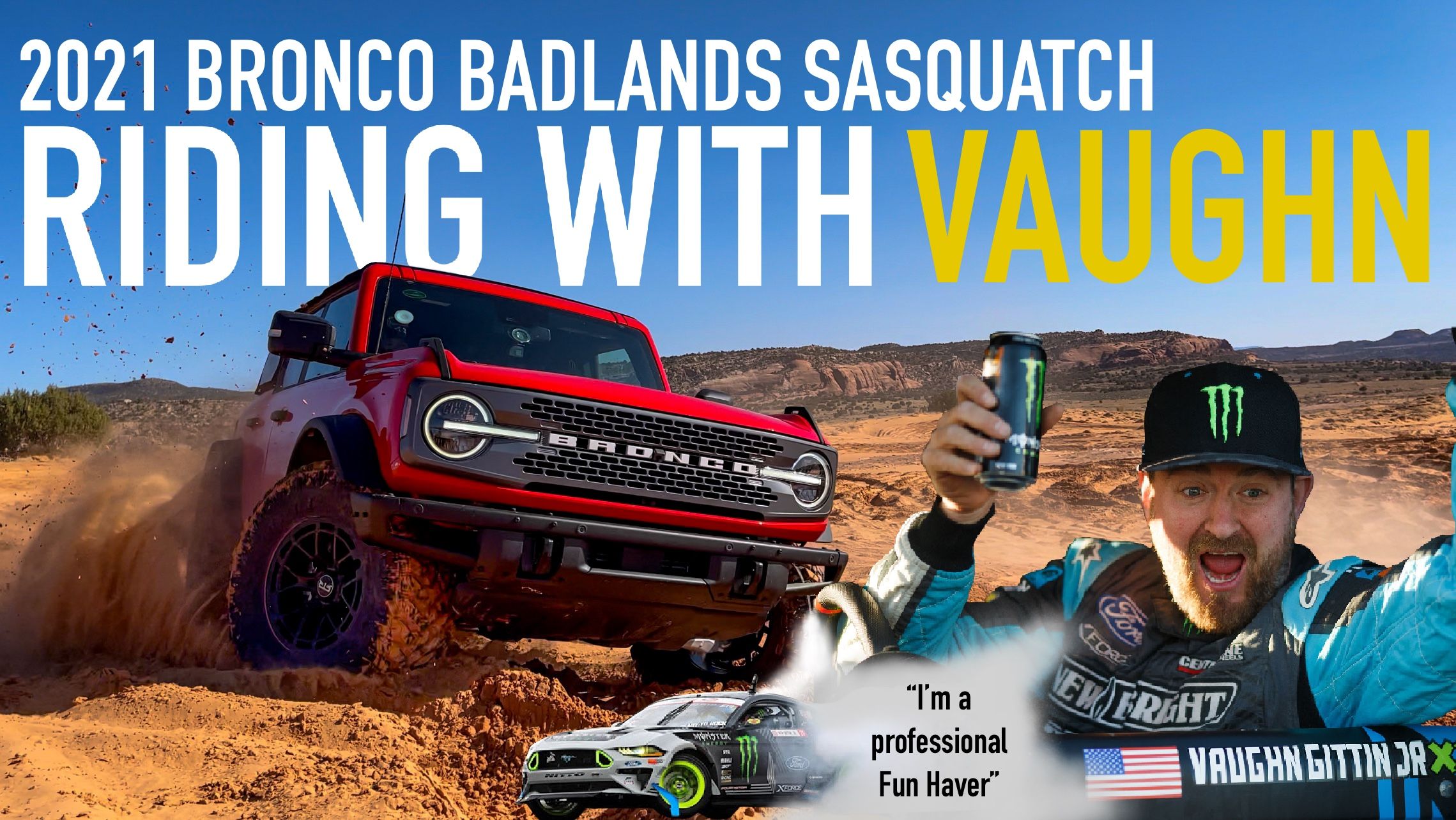 Vaughn Gittin Jr took me on WILD ride!! 2.7L Badlands Sasquatch ...