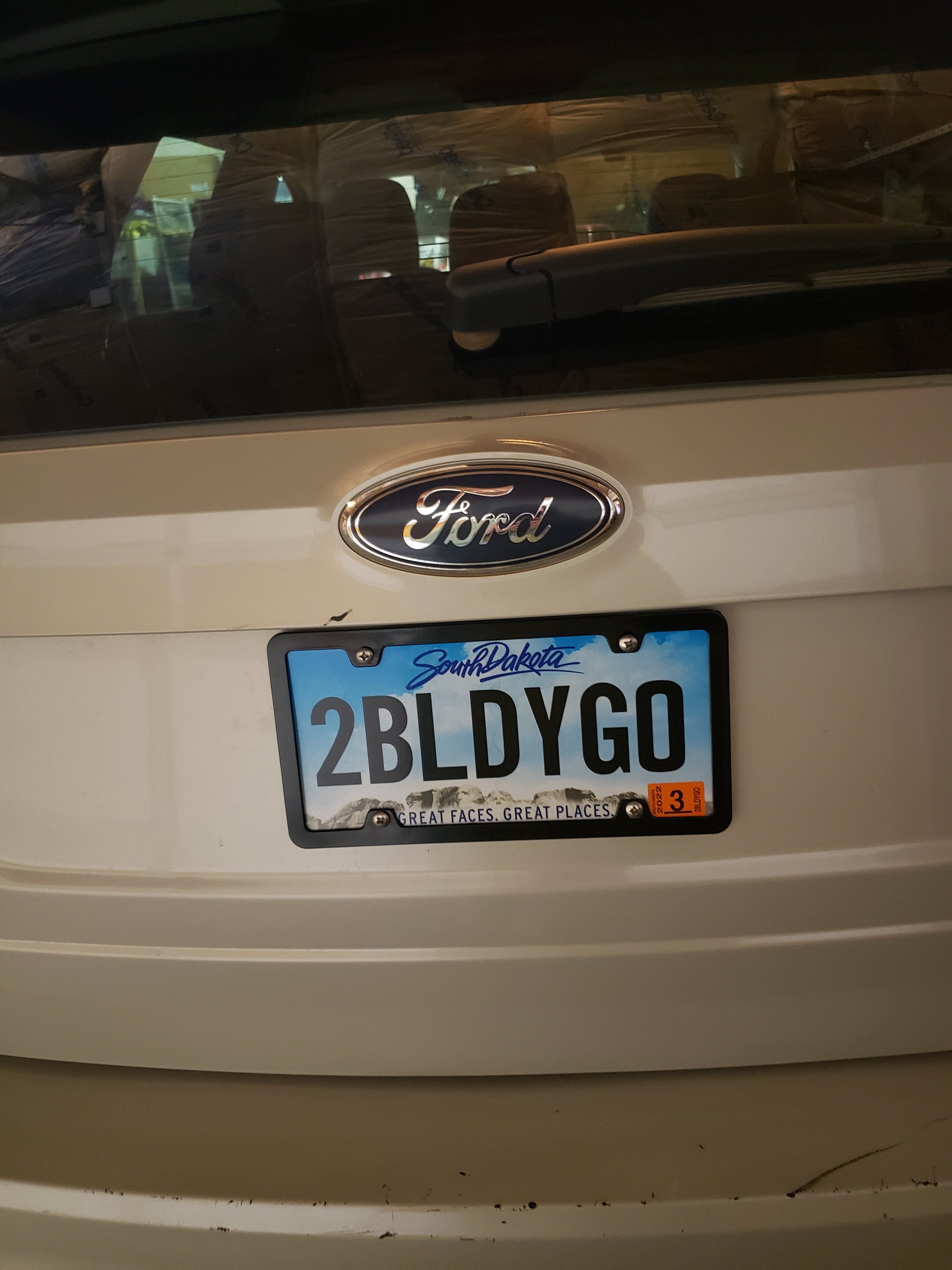 Personalized Plates - Bronco Nation