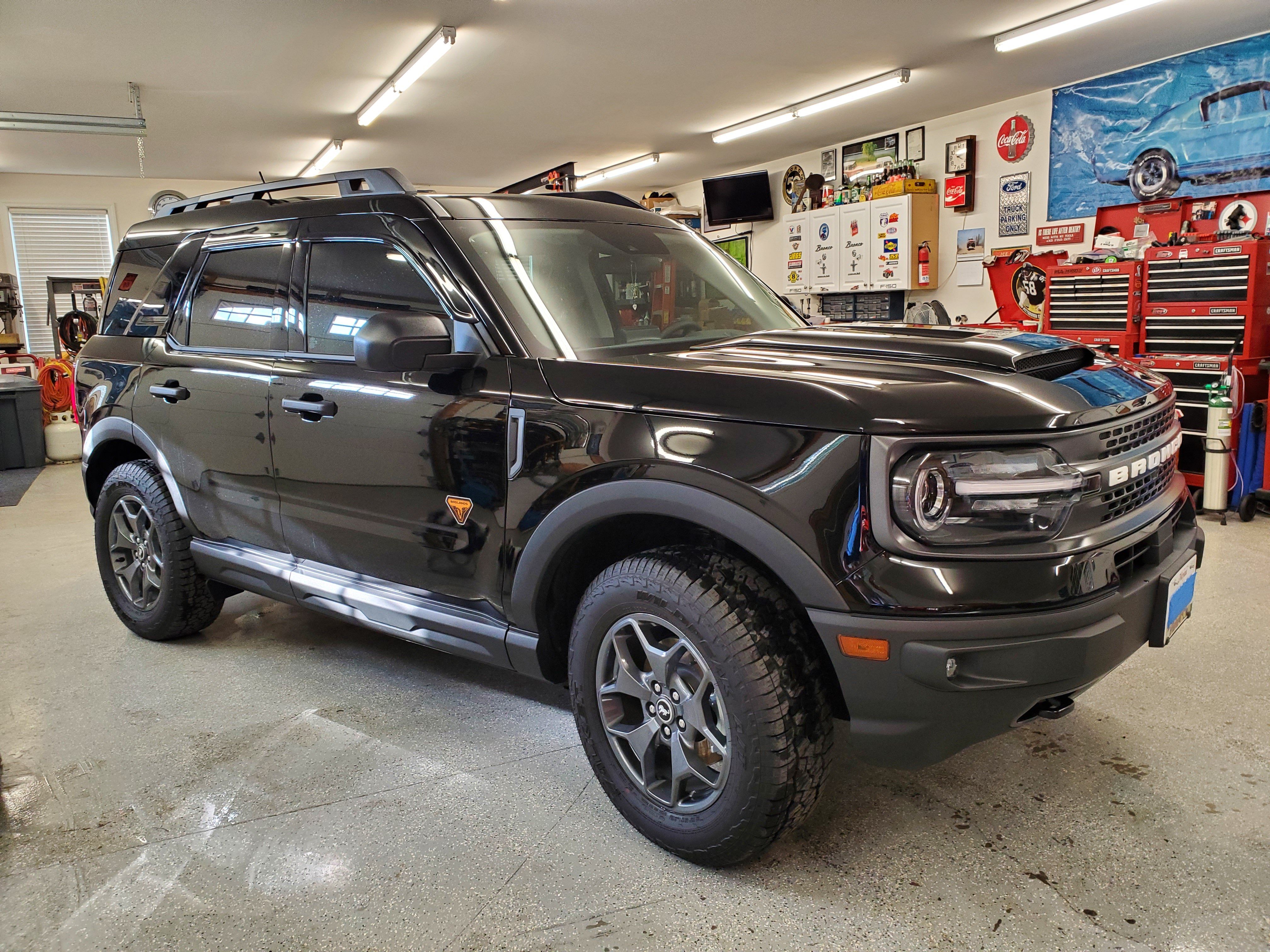 Shadow Black Hood Scoop and Rear Spoiler - Bronco Nation