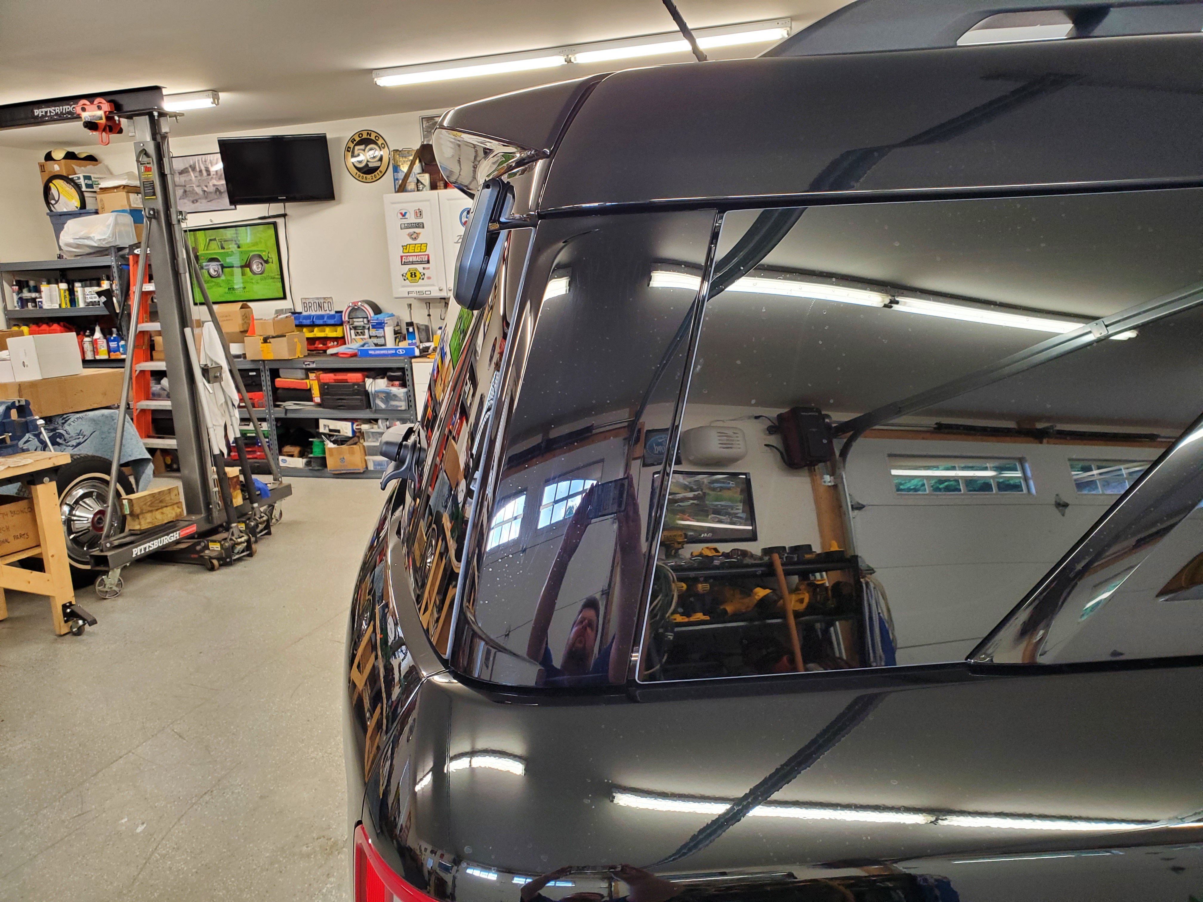Shadow Black Hood Scoop and Rear Spoiler - Bronco Nation