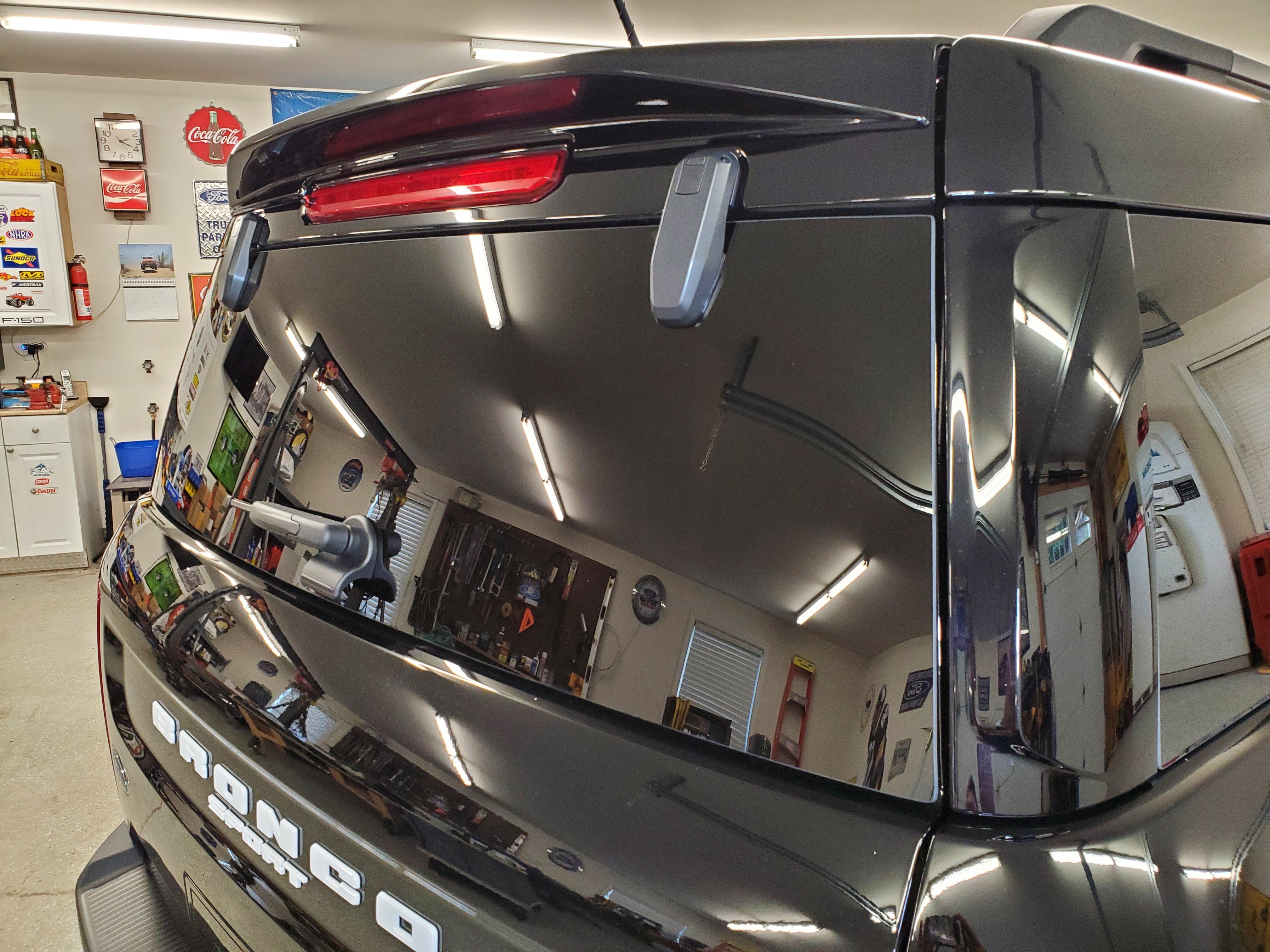Shadow Black Hood Scoop and Rear Spoiler - Bronco Nation