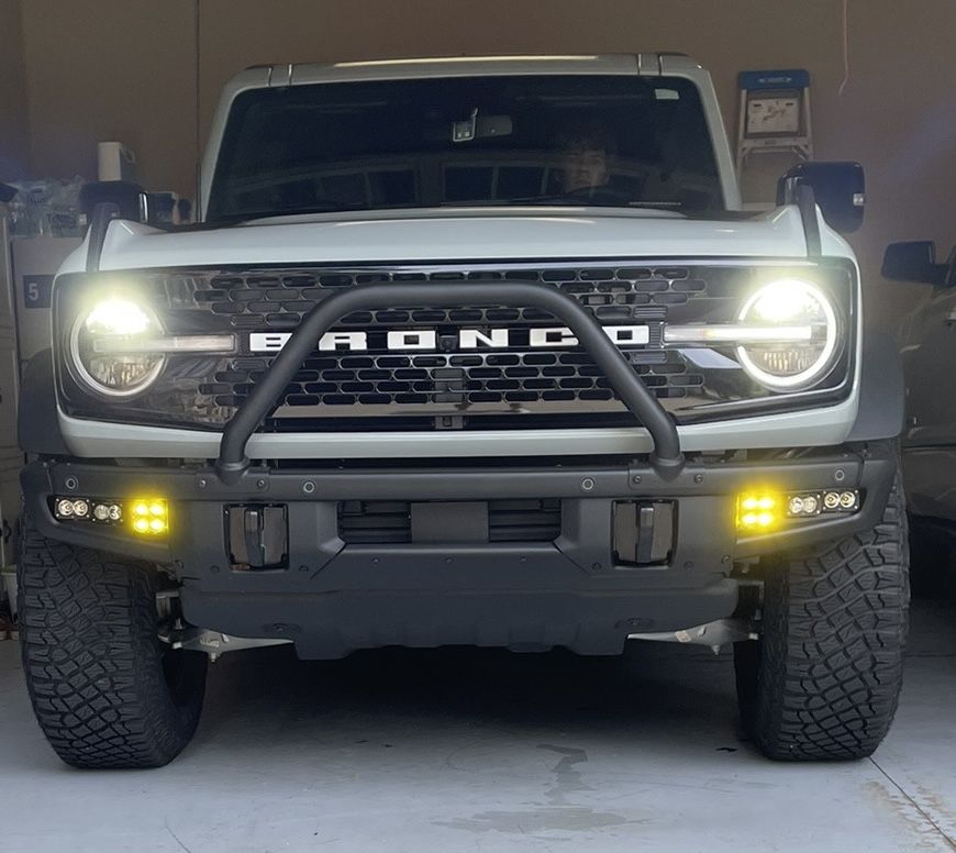 Baja Designs Aftermarket Fog Lights - Installed w/Pics - Bronco Nation