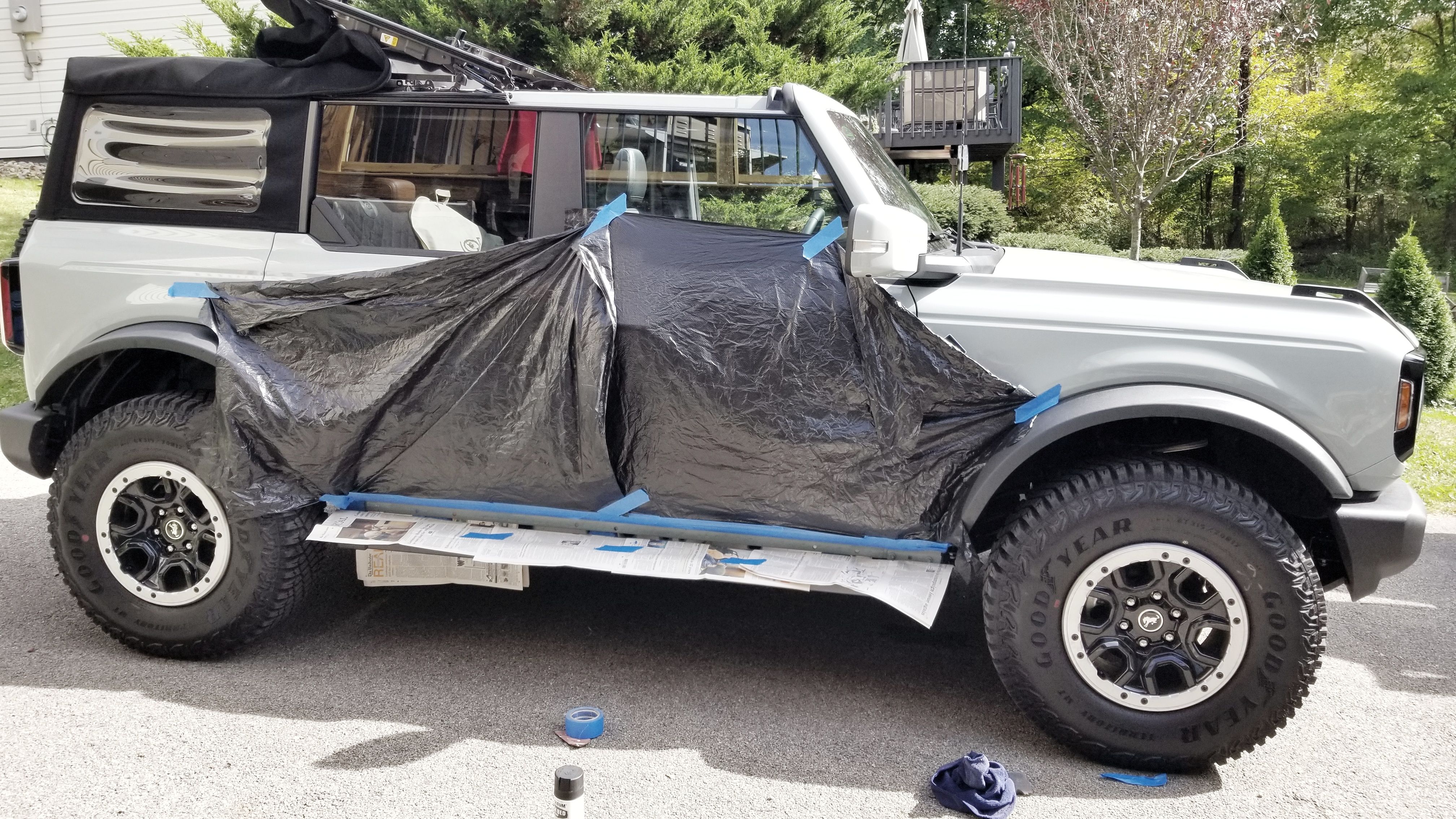 Painted lower rocker panel holes - Bronco Nation