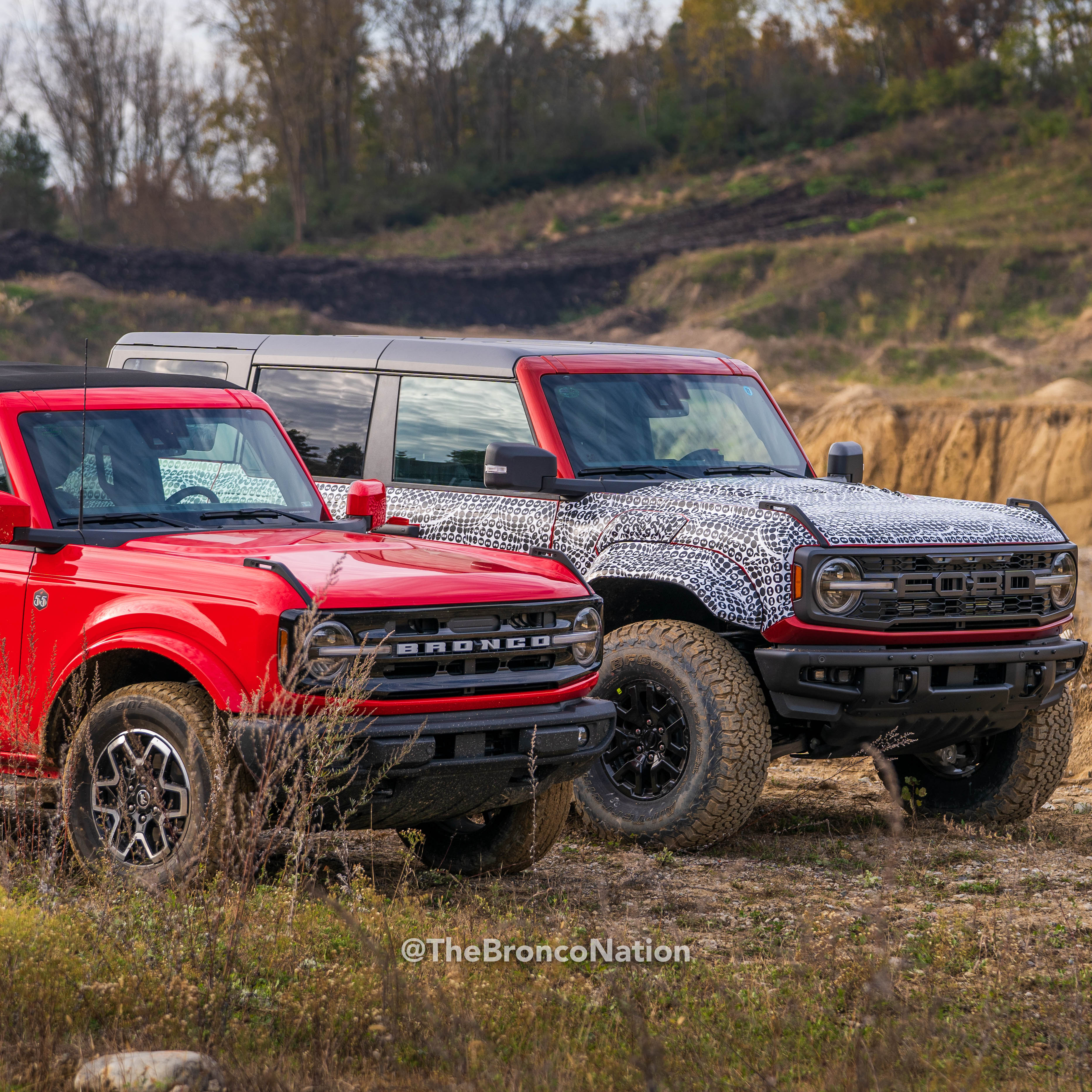 Bronco Raptor and Stock Outer Banks Side-by-Side - Bronco Nation