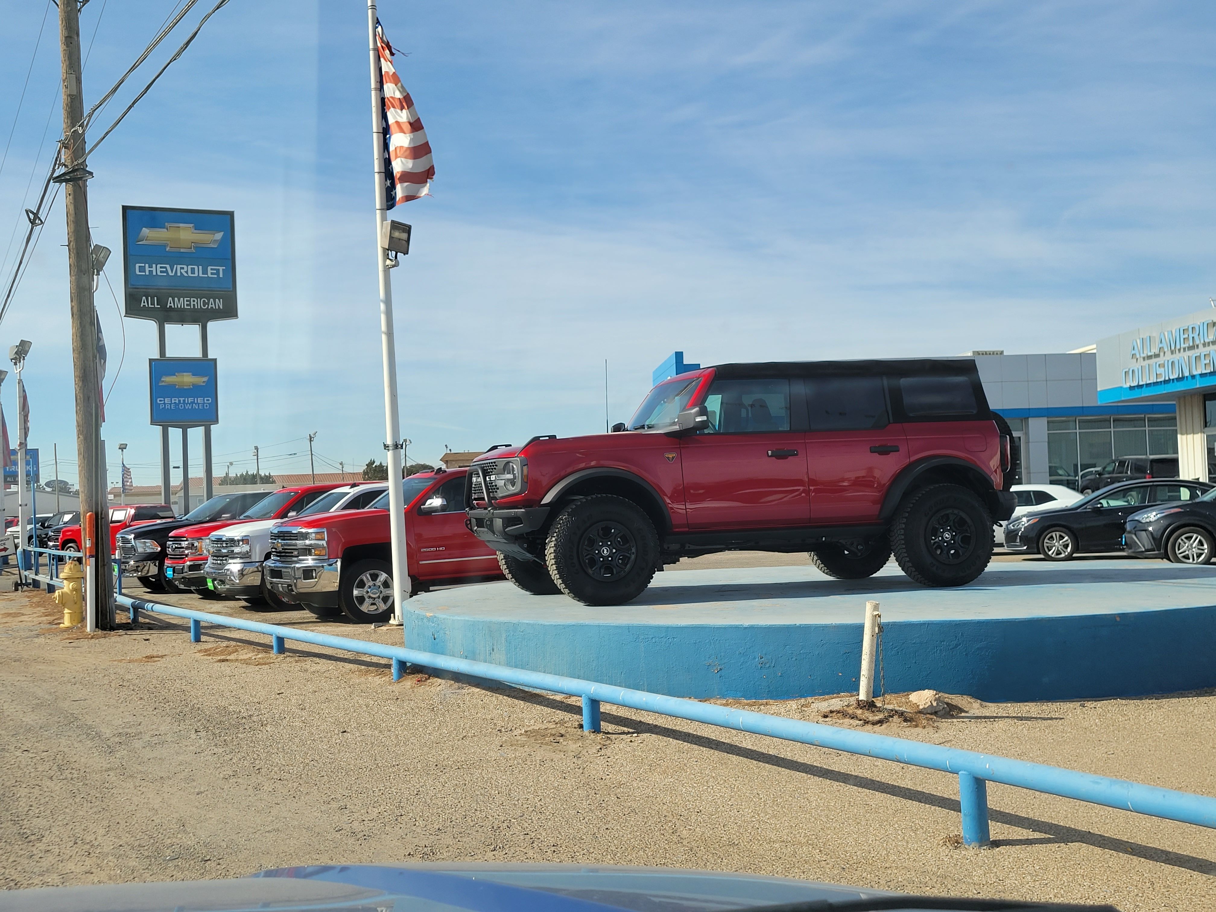 Texas Chevy dealership selling a brand new Ford Bronco - Bronco Nation