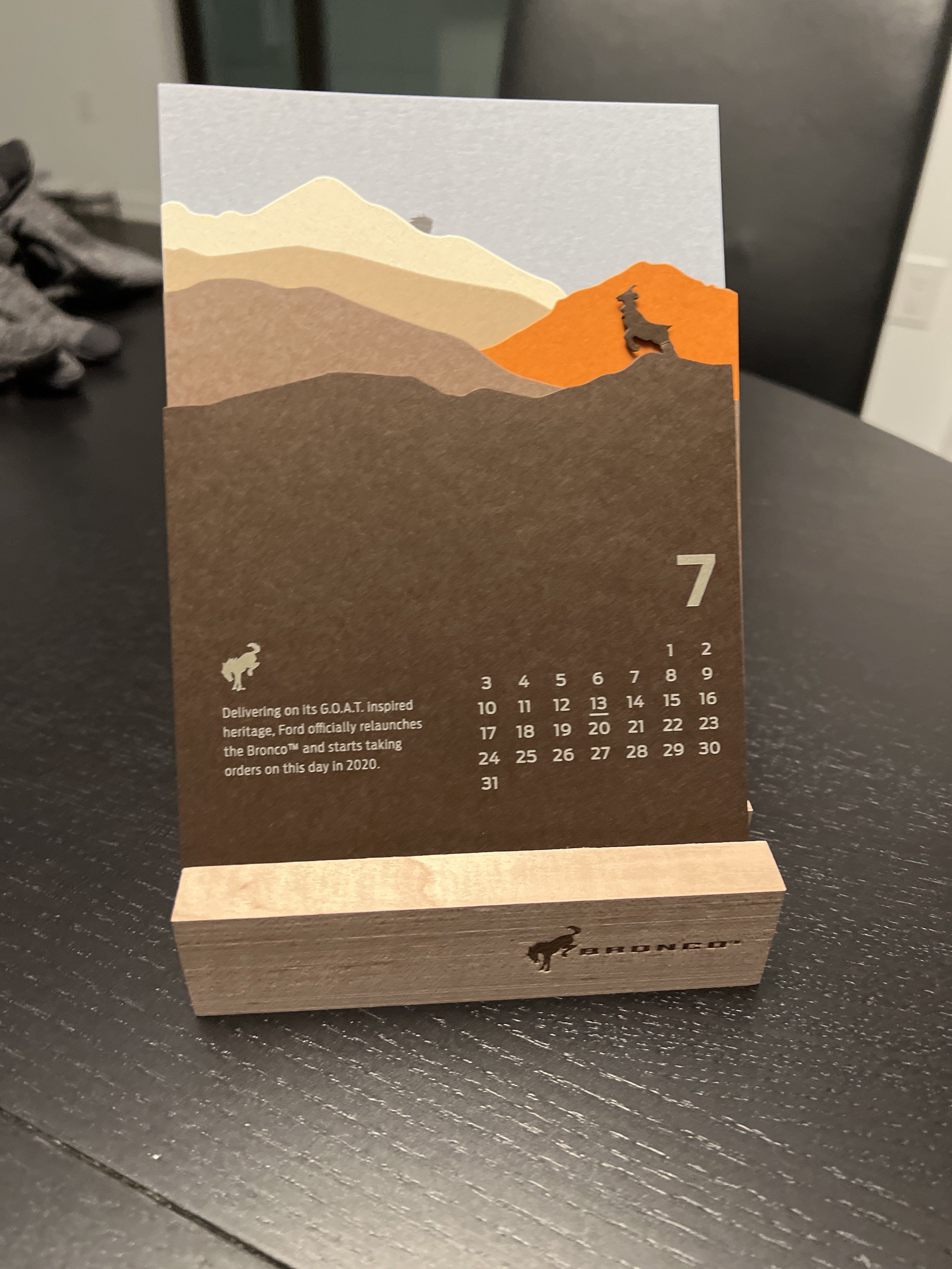 Calendar Gift Missing Months? - Bronco Nation