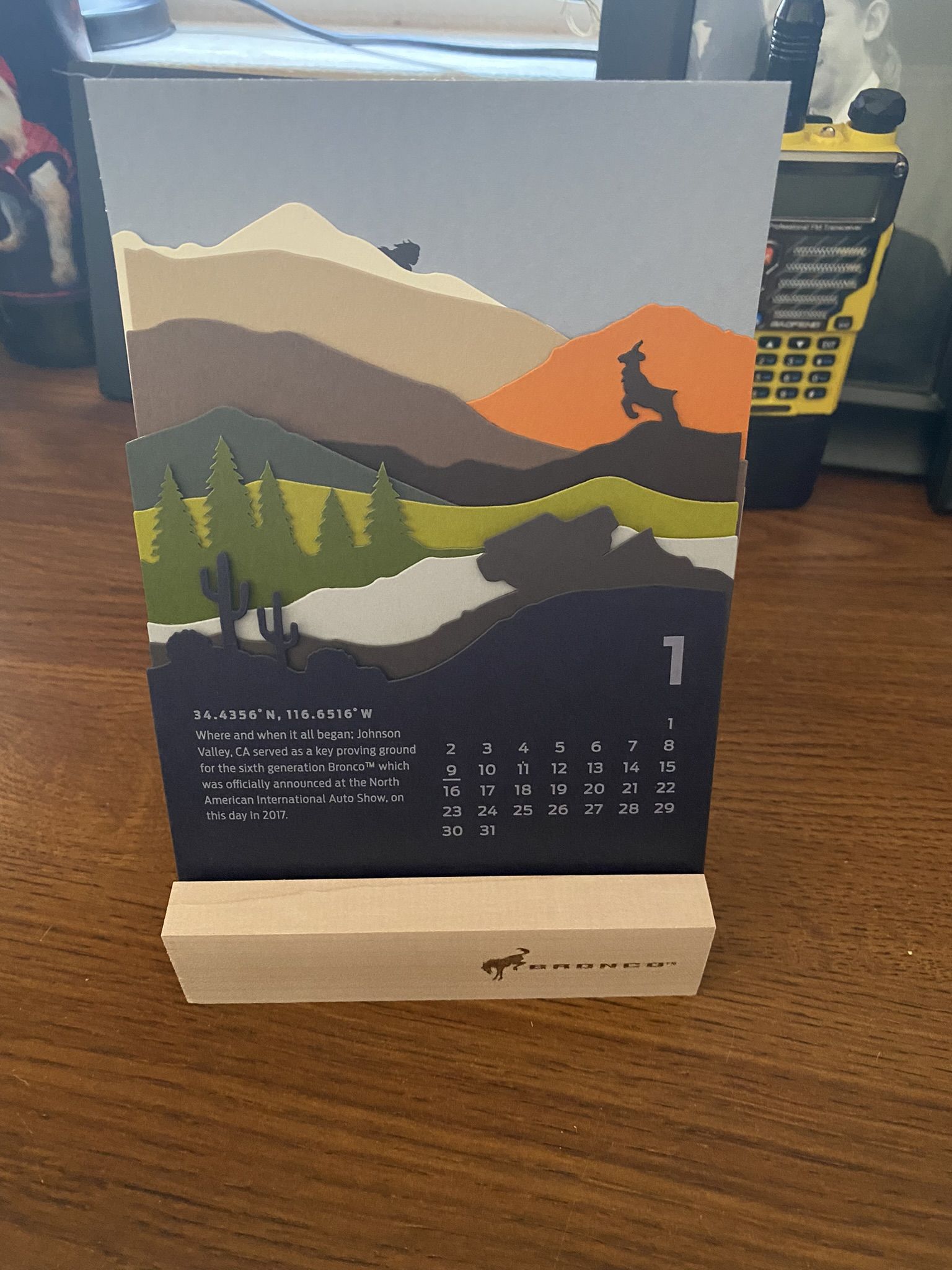 Got my Ford Calendar! - Bronco Nation