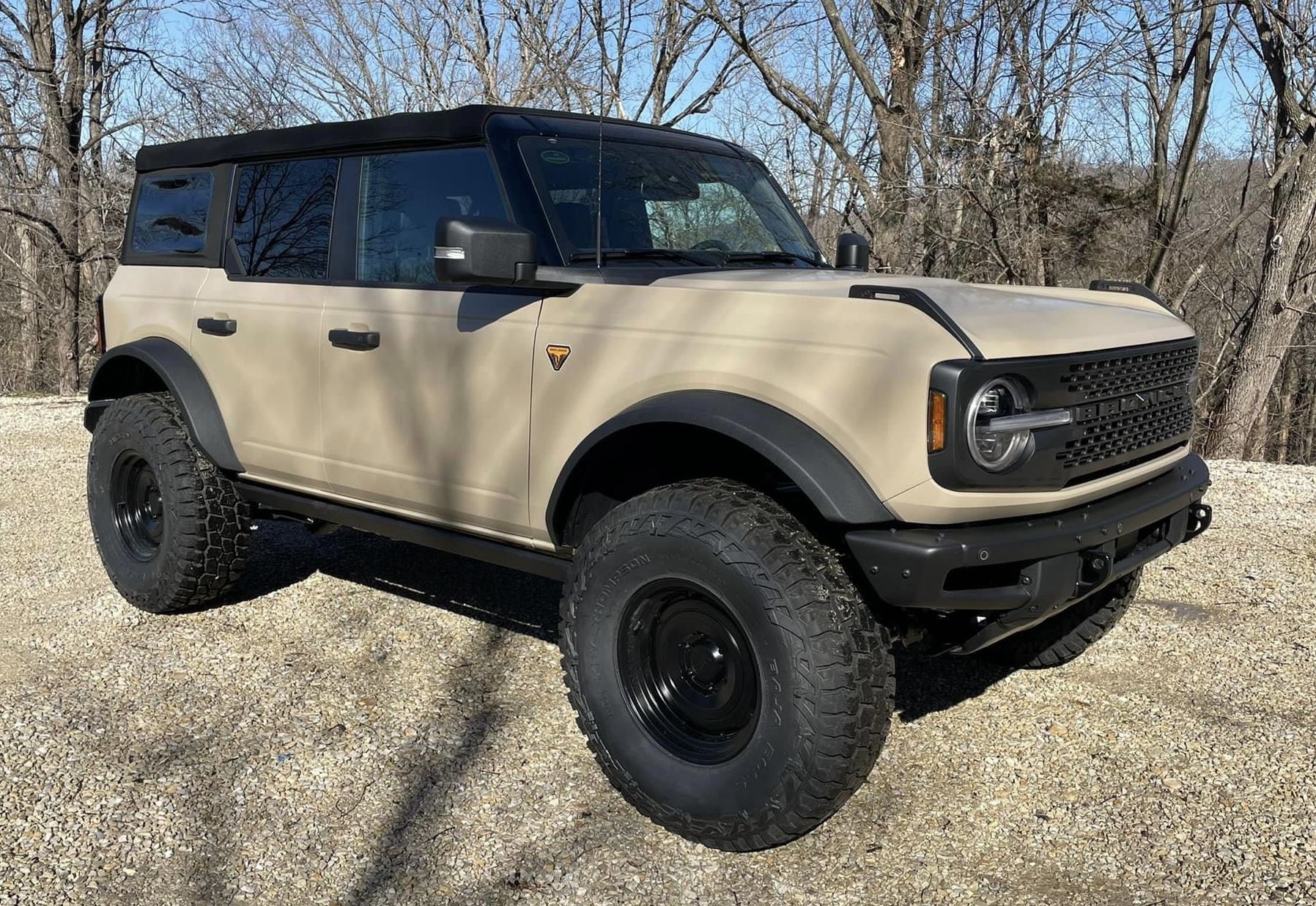 Bronco Badlands wrapped in tan - Bronco Nation