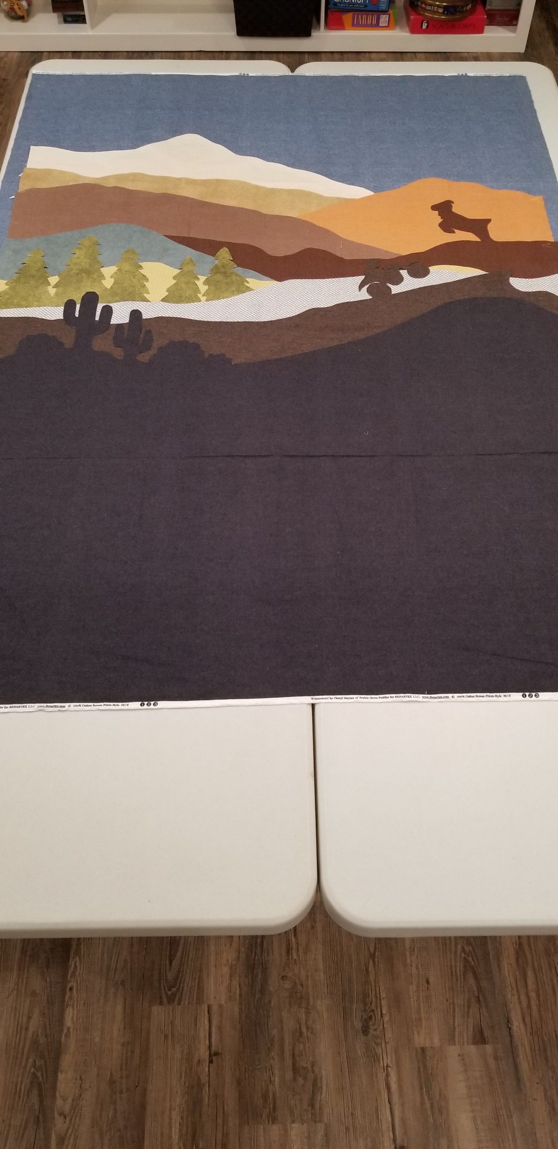 All my favorite things: Bronco NPs Camping Quilt - Bronco Nation