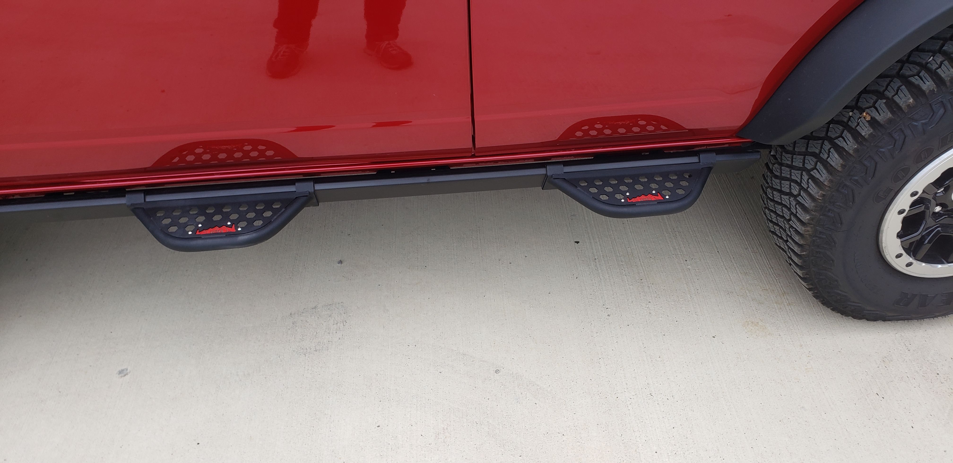 IAG steps delivered and Installed...... - Bronco Nation