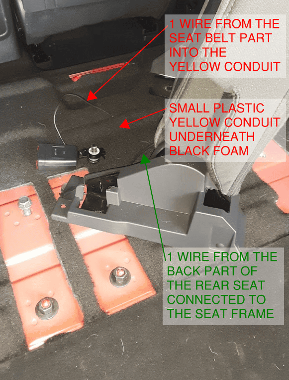 2 door Rear Seat Delete - built for