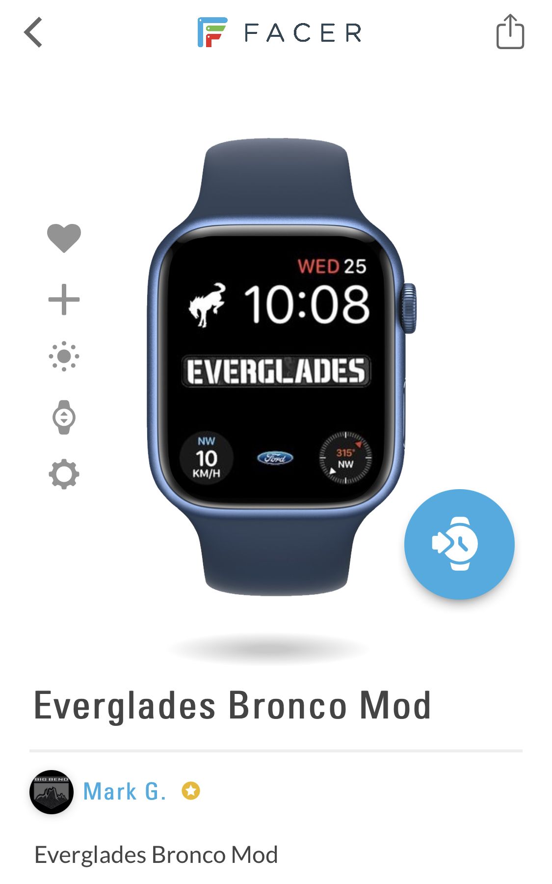 Bronco Apple Watch Faces - Bronco Nation