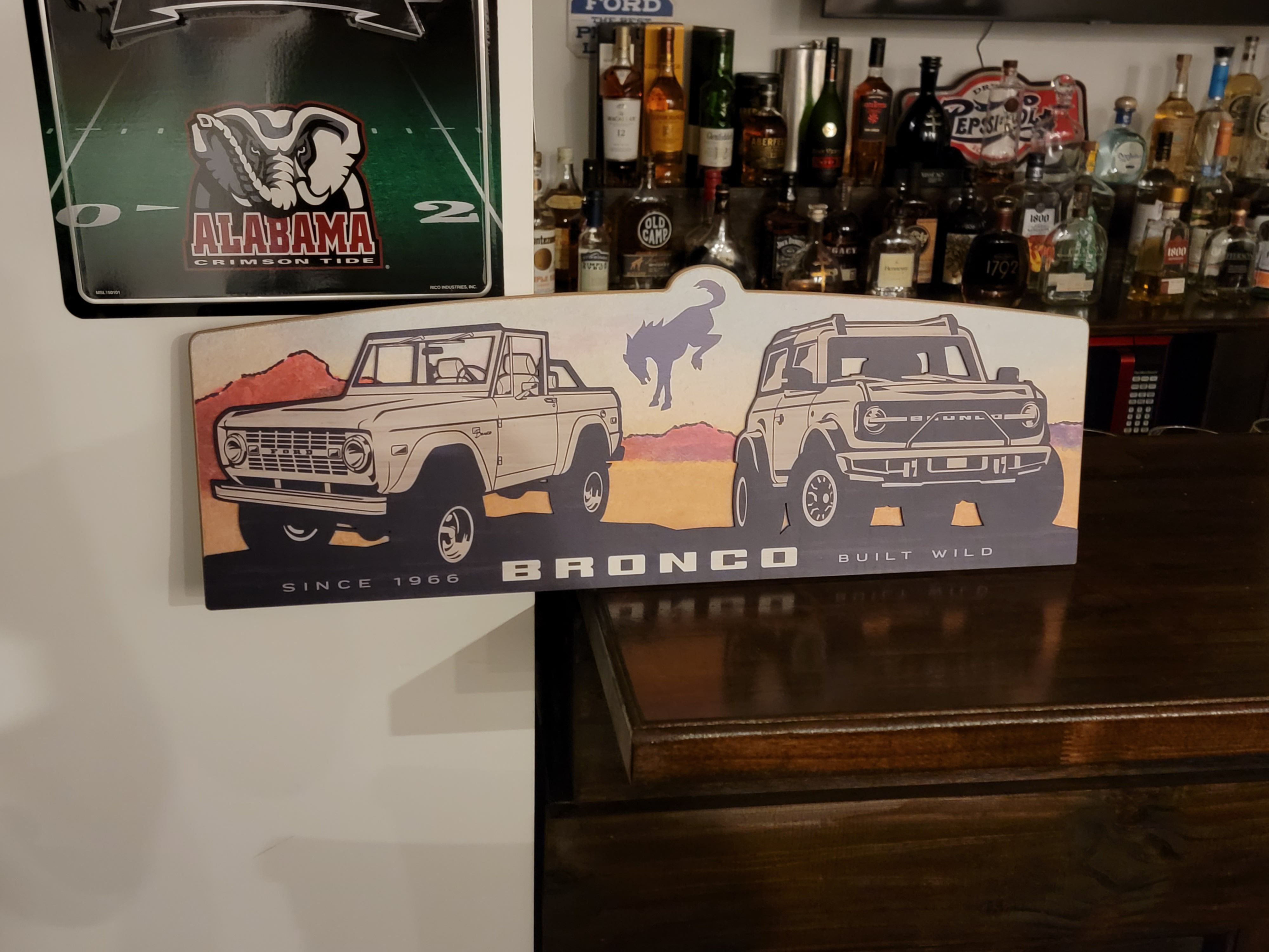 Cool sign at Hobby Lobby - Bronco Nation