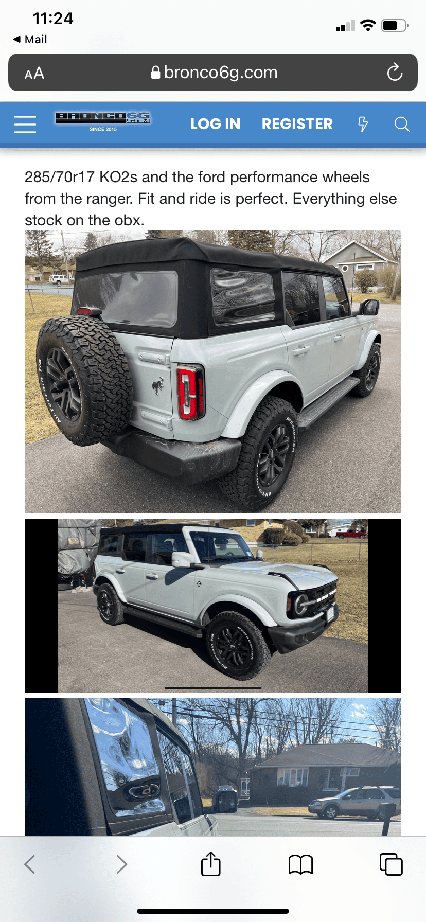 Ford Dyno Gray Wheel Kit - Bronco Nation