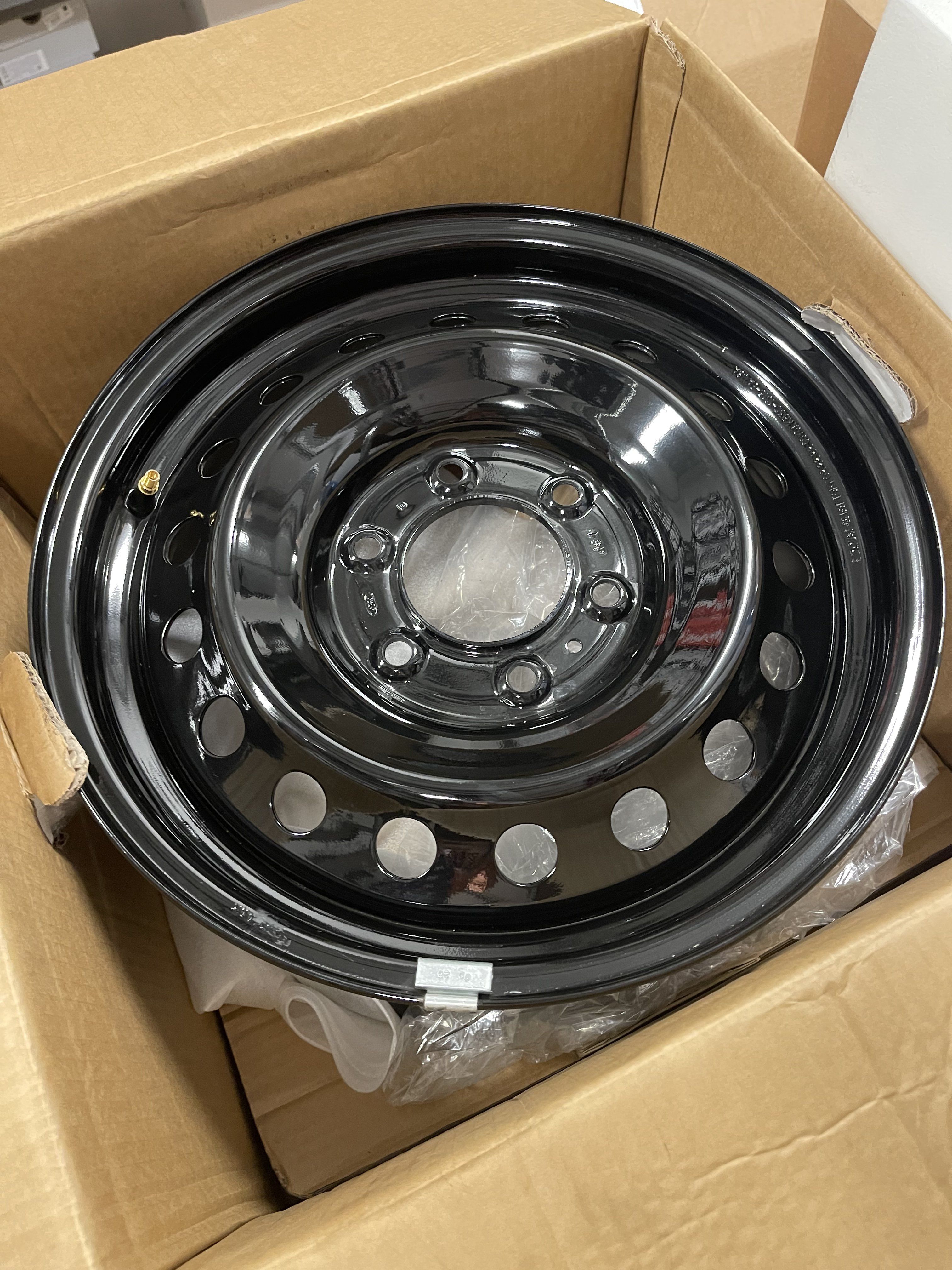 5 17 inch black steelies for sale $600 OBO - Bronco Nation