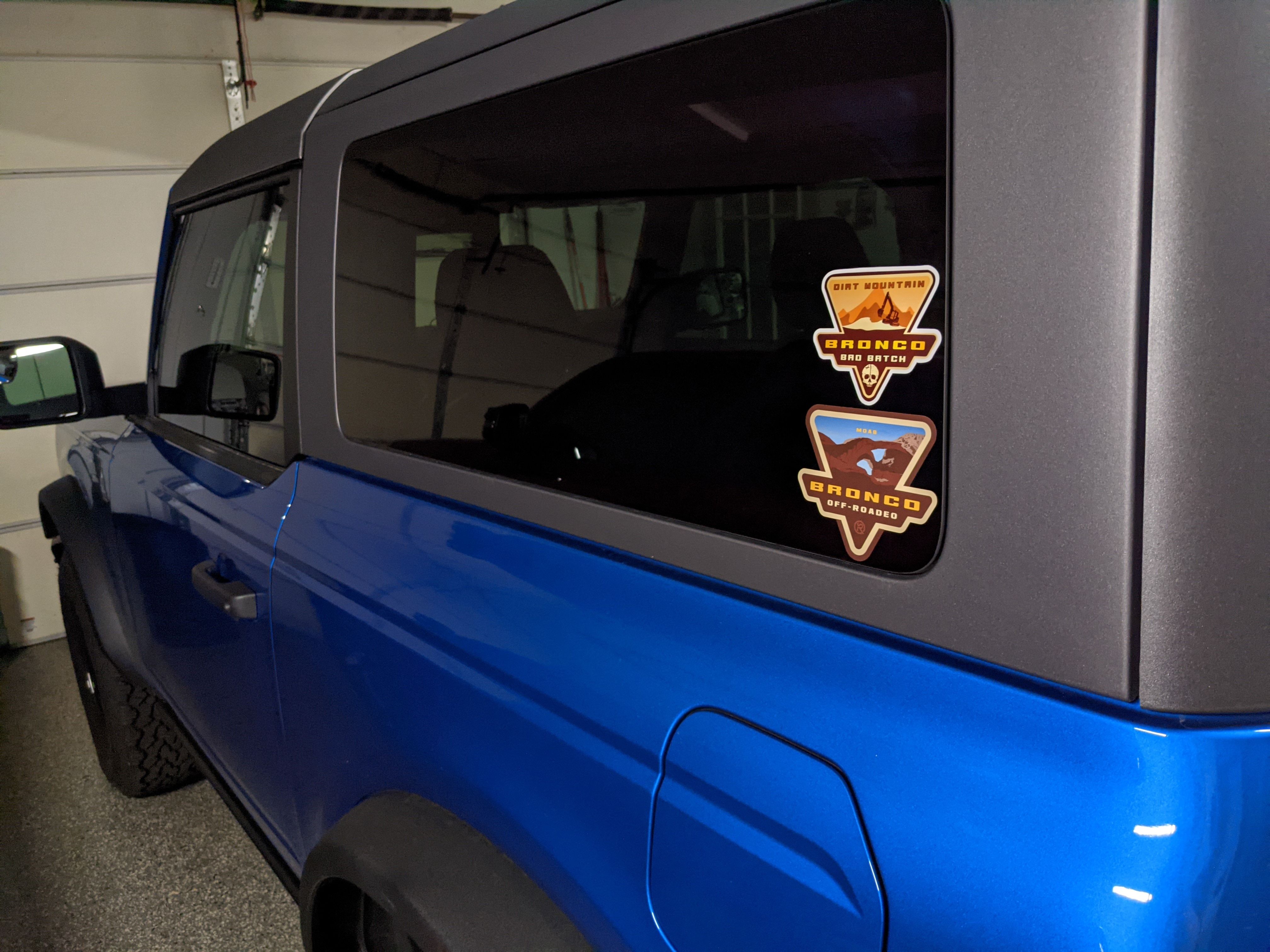 Show me your stickers - Bronco Nation