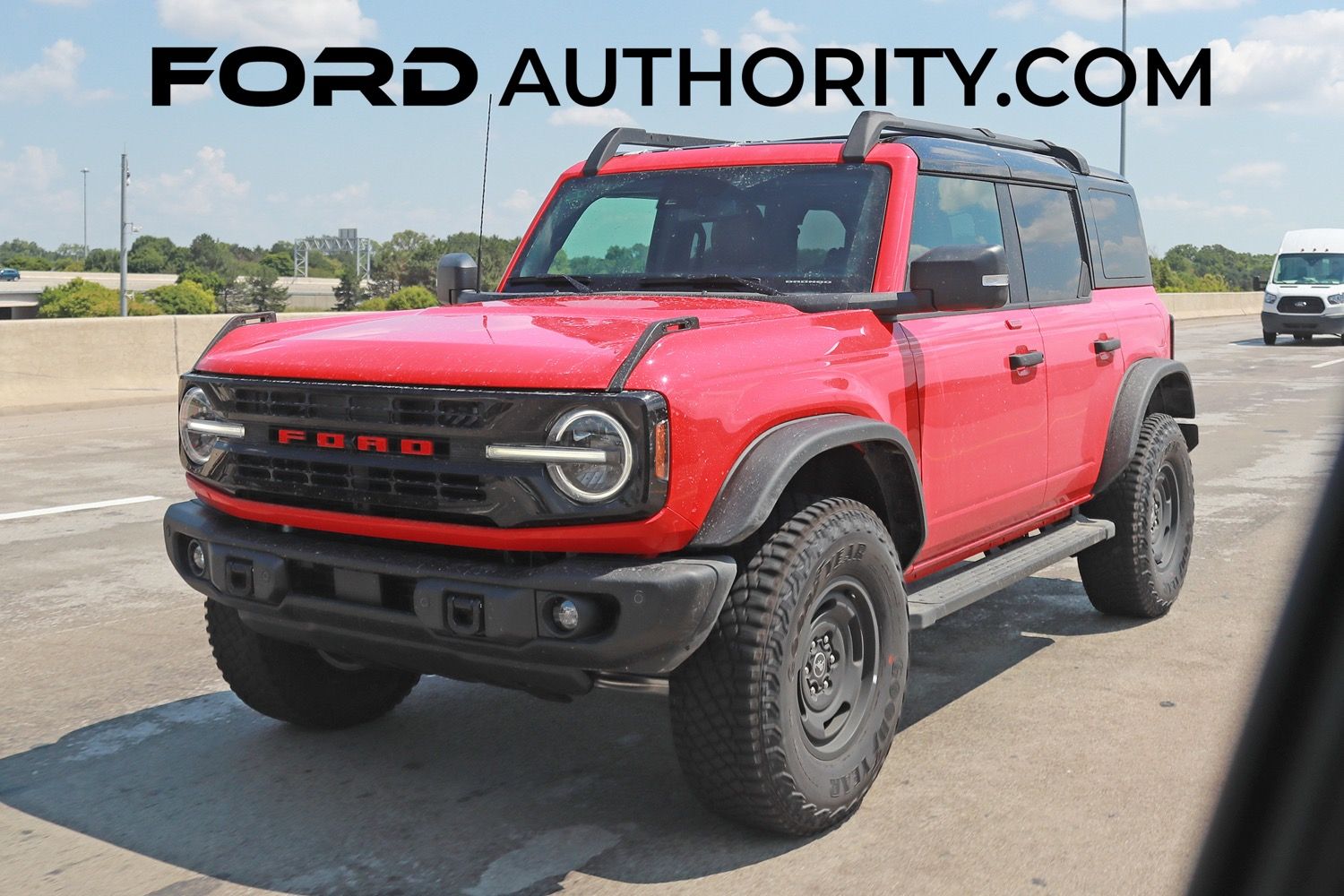 Bronco Heritage Edition in red completely uncovered - Bronco Nation