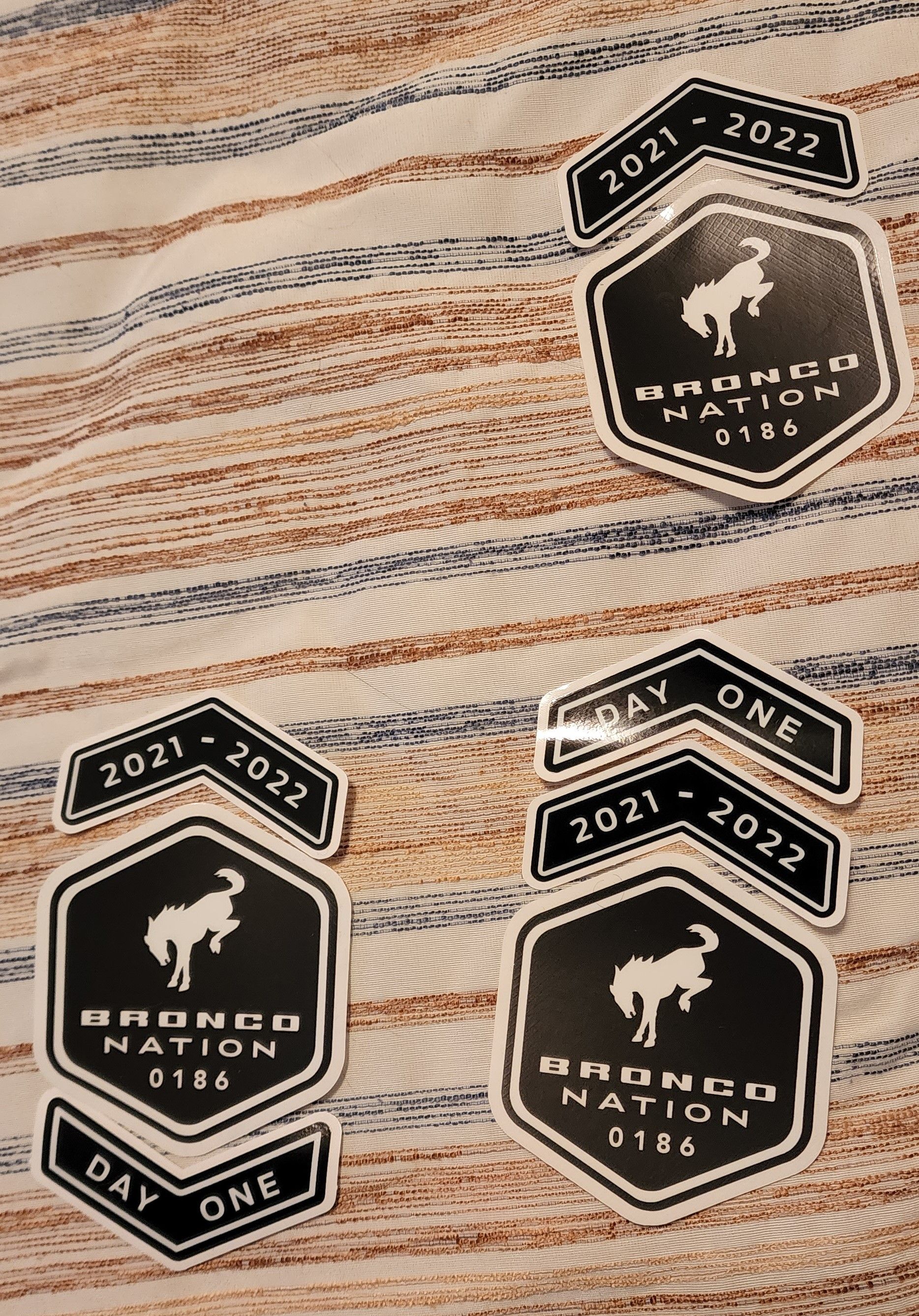 Day One Sticker - Bronco Nation