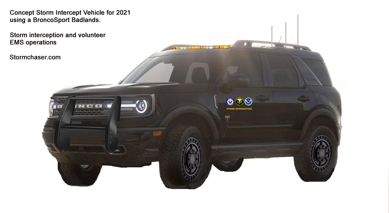Storm Intercept Concept Vehicle Using the Bronco Sport - Bronco Nation