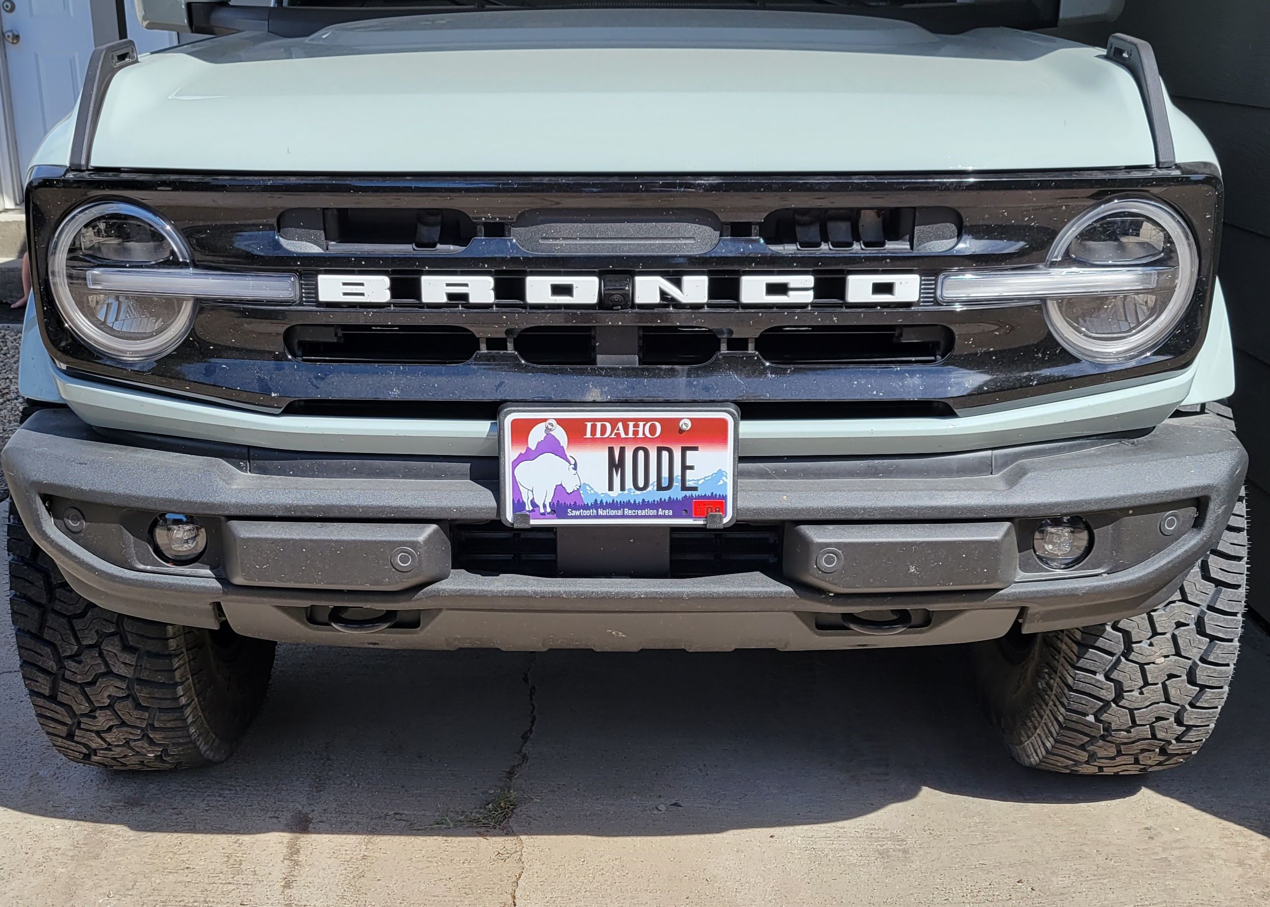 Front License Plate - Bronco Nation
