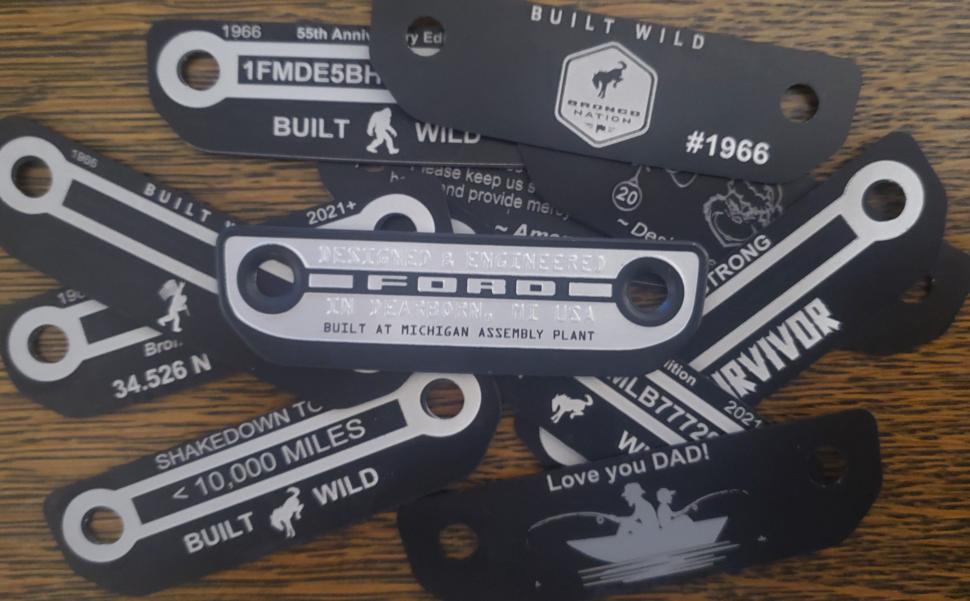 Bronco Center Console Badge | proof of concept - Bronco Nation