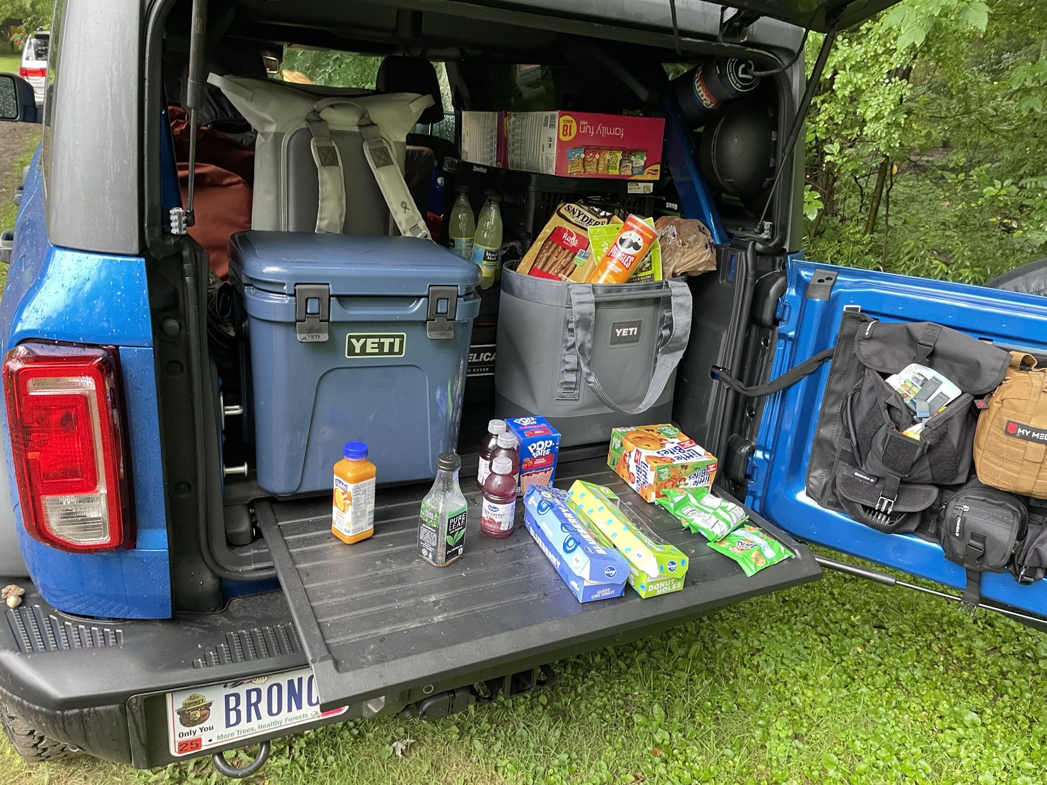 Slide out tailgate - Bronco Nation