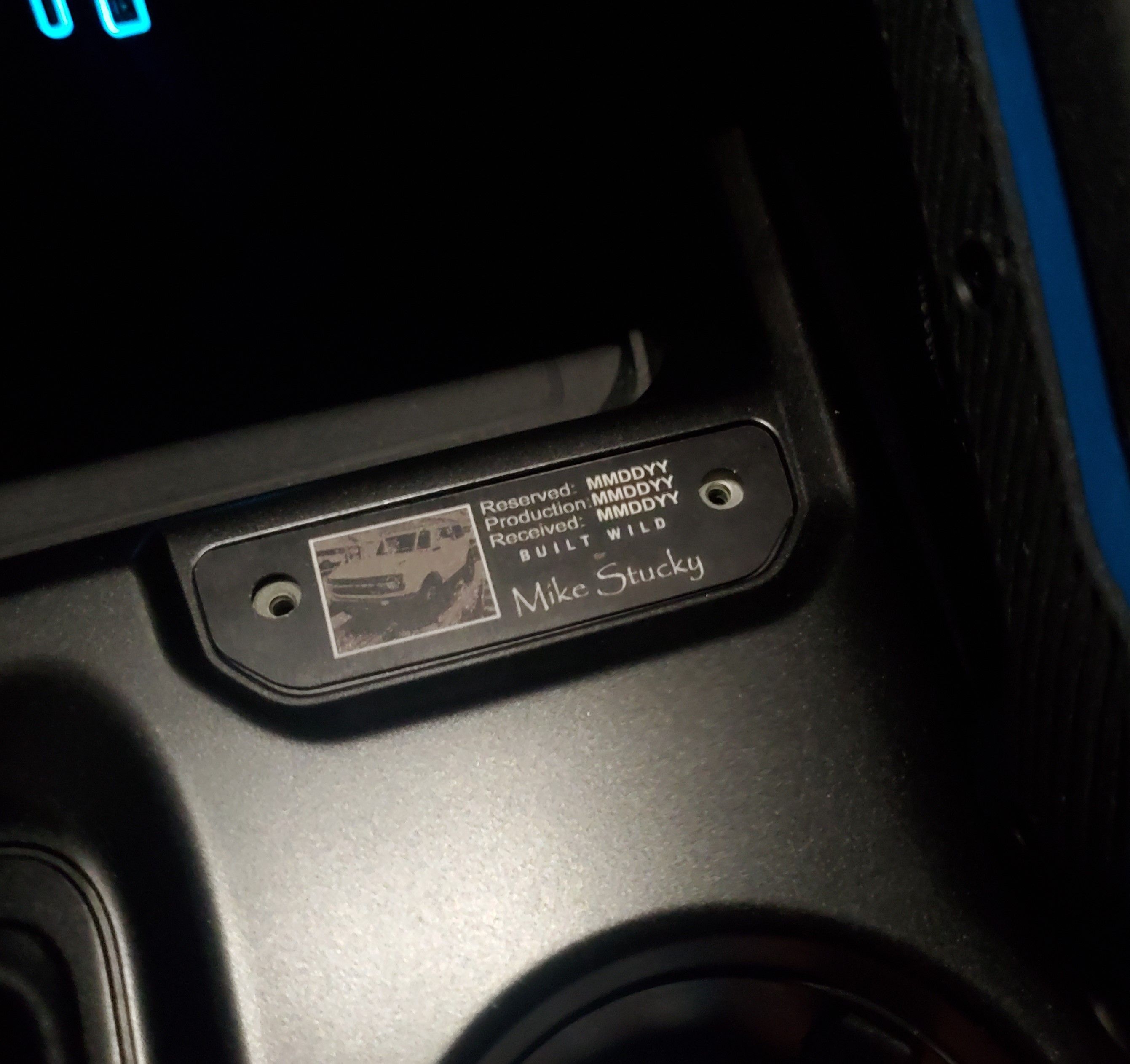 Bronco Center Console Badge | proof of concept - Bronco Nation