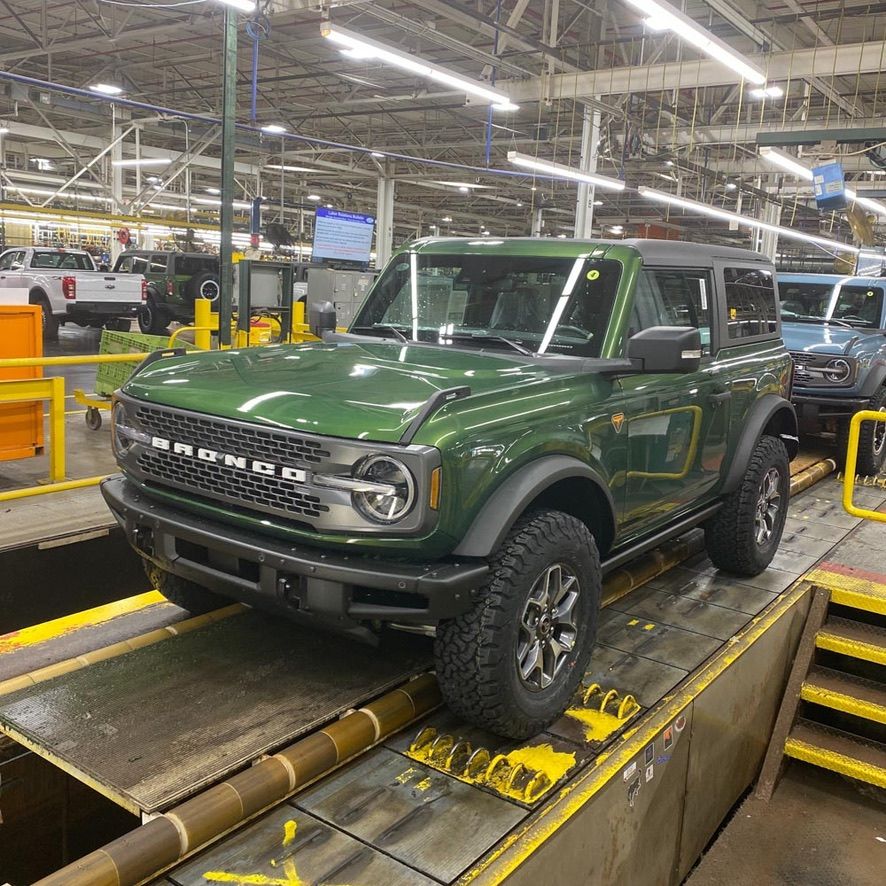 Picture of your Bronco coming off the assembly line - Bronco Nation