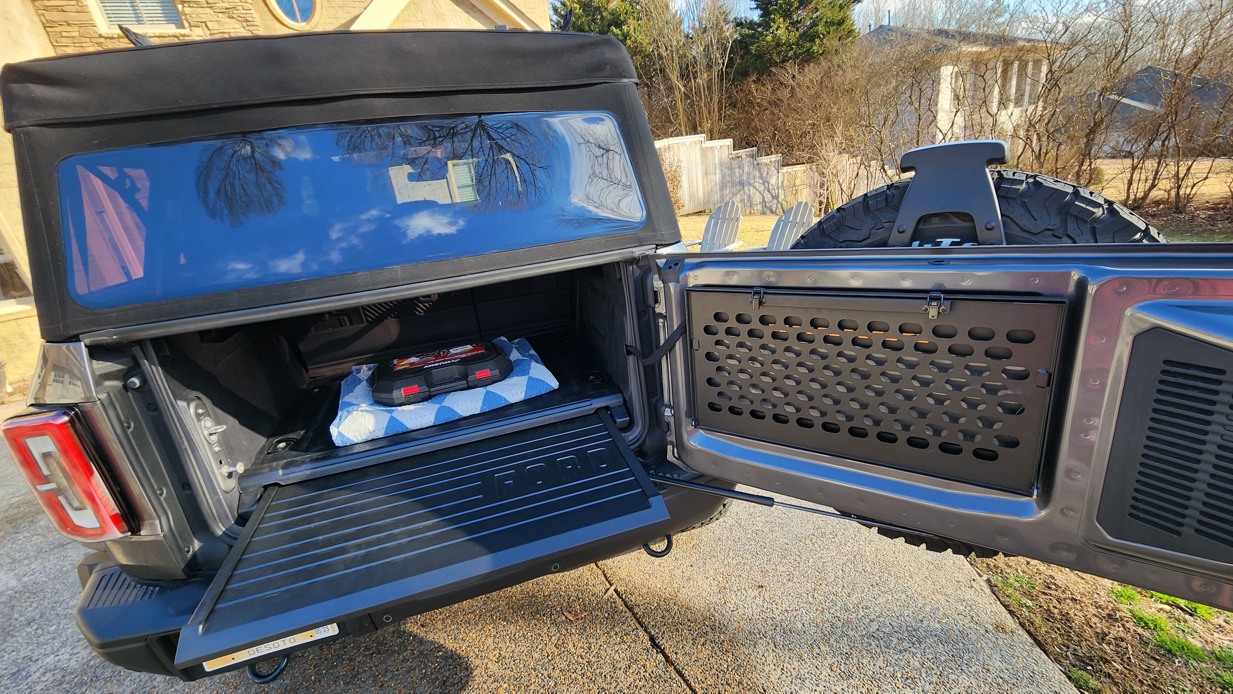 Slide-out Tailgate Dimensions - Bronco Nation