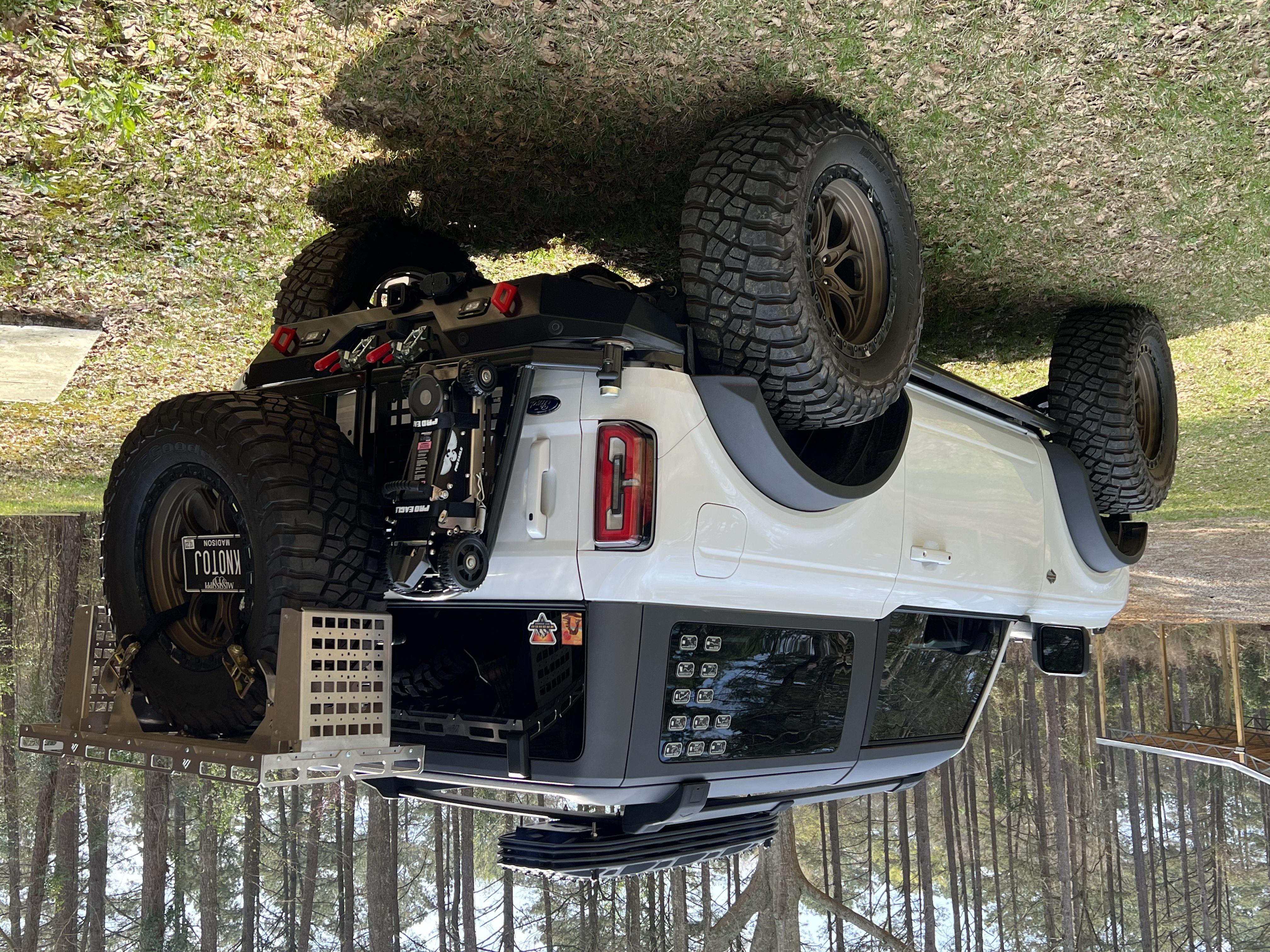 Exterior mounted recovery board options - Bronco Nation