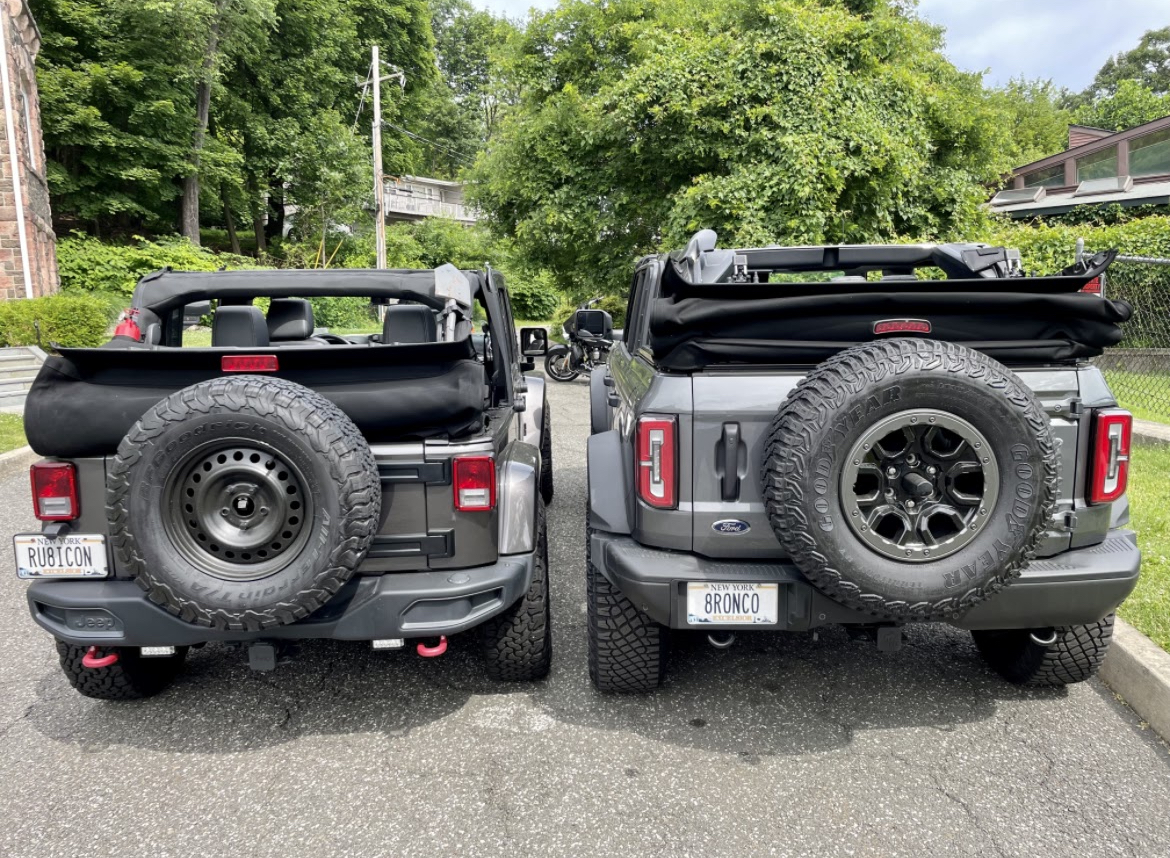 Black steelie's on stock badlands. - Bronco Nation