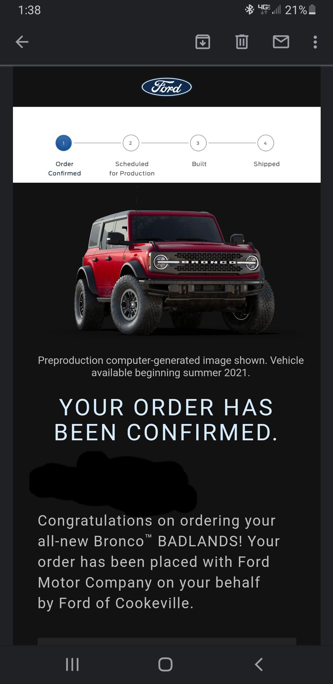 Bronco Ordering, Delivery, Accessories, and GVWR Q&A - Bronco Nation