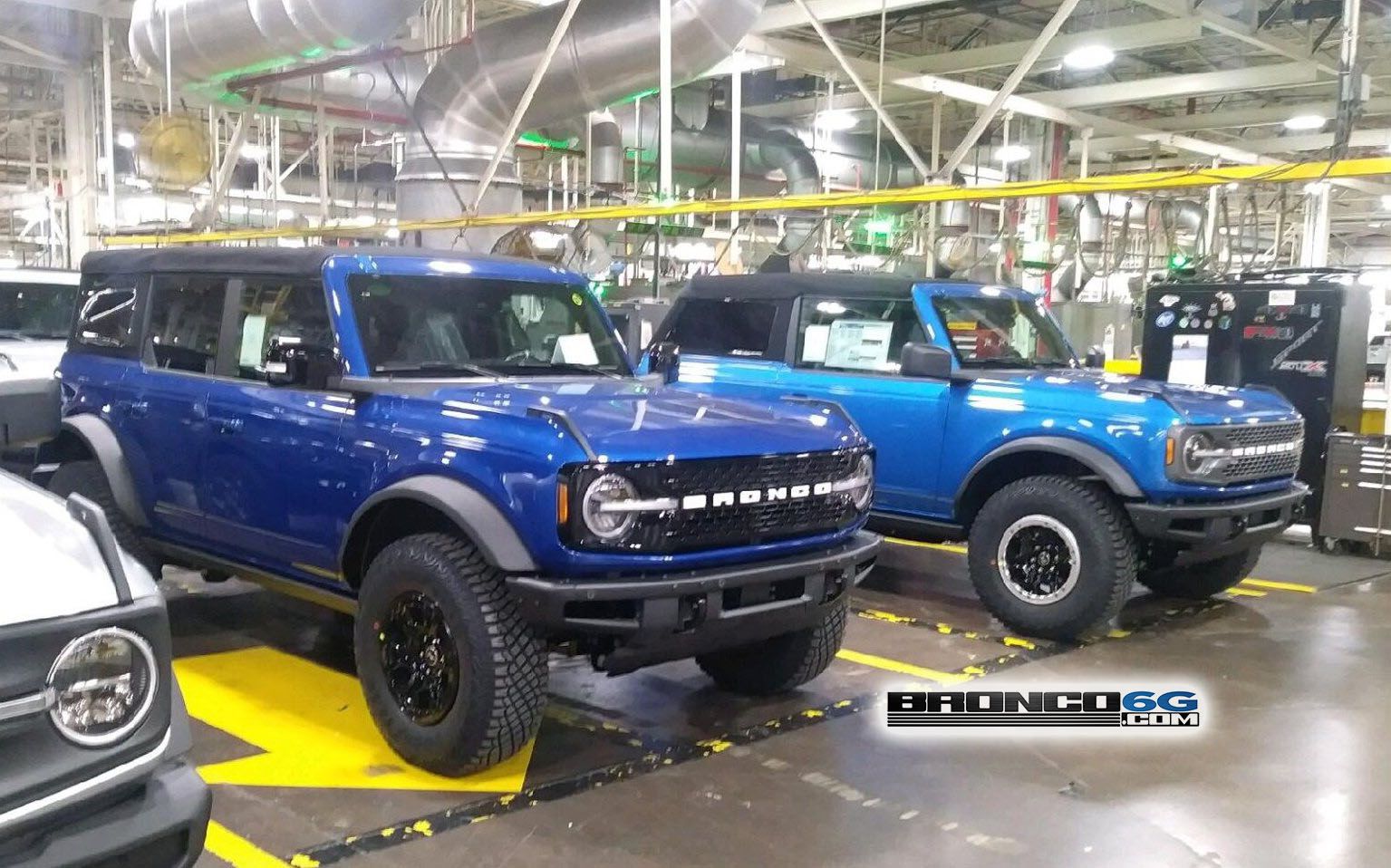 Velocity Blue and Lightning Blue Factory Pics - Bronco Nation