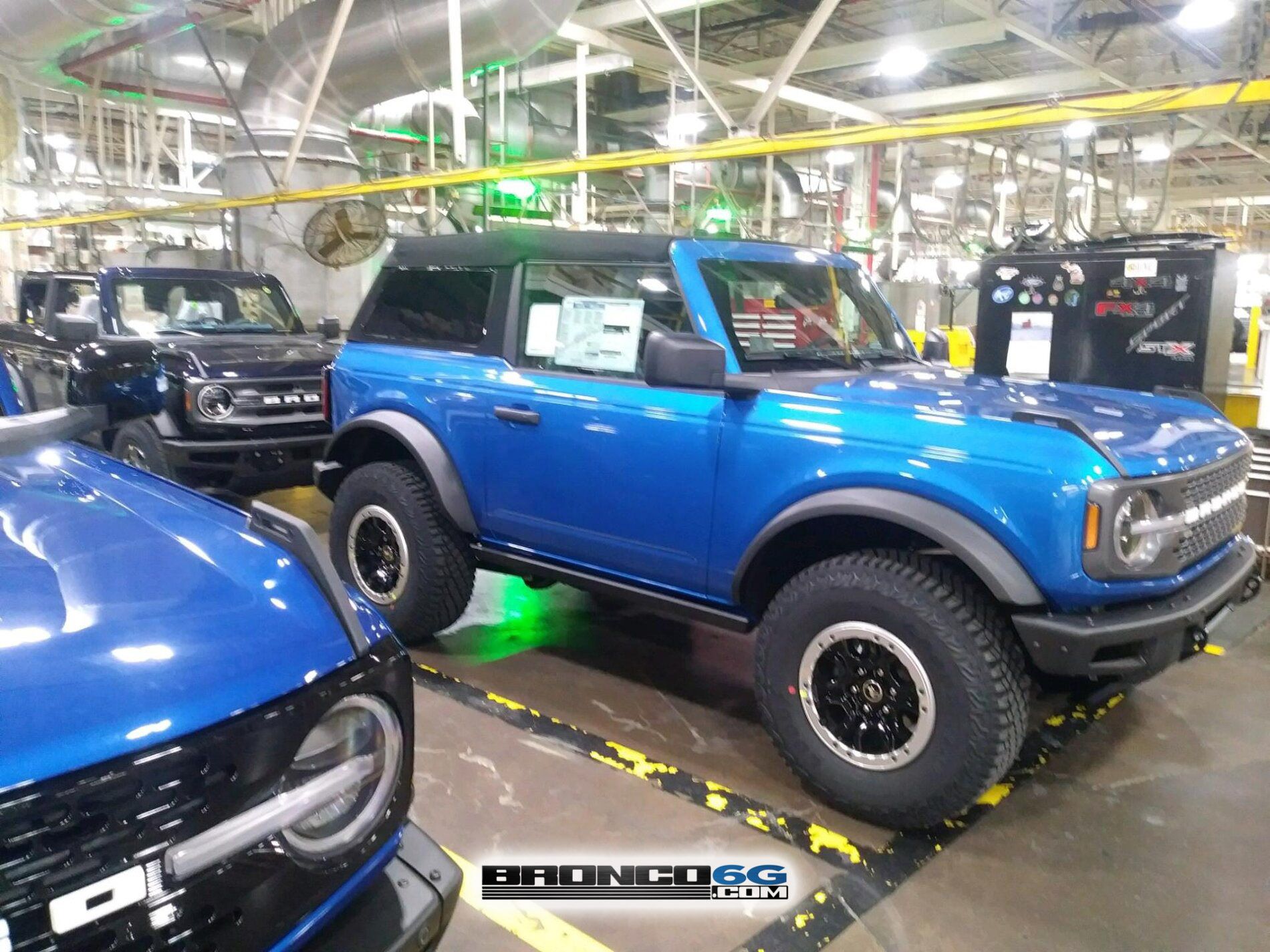 Velocity Blue and Lightning Blue Factory Pics - Bronco Nation