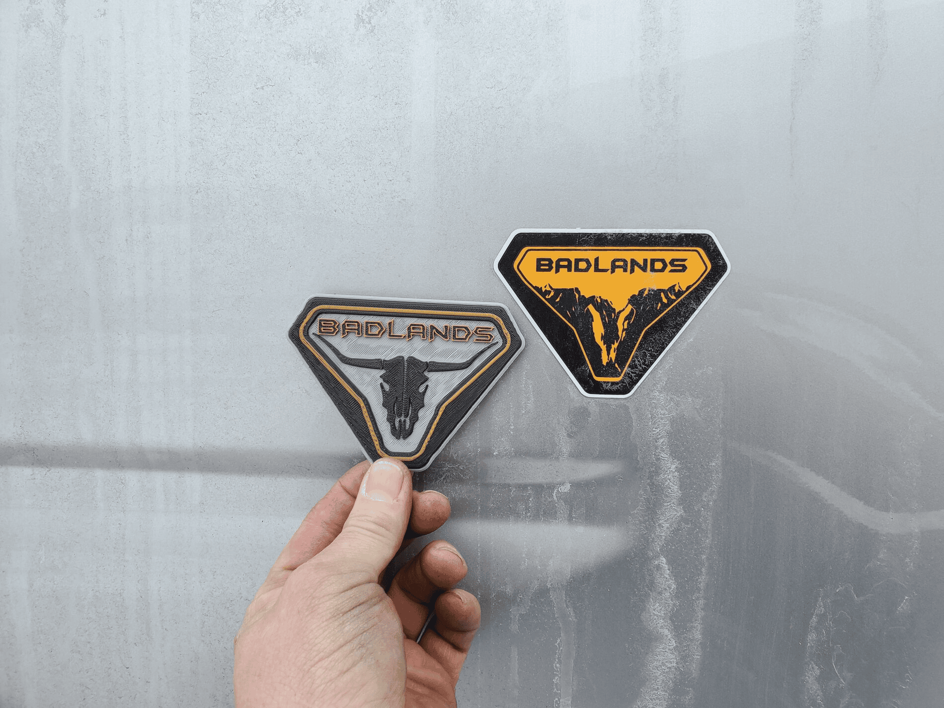 Badlands badge color for custom graphics - Bronco Nation