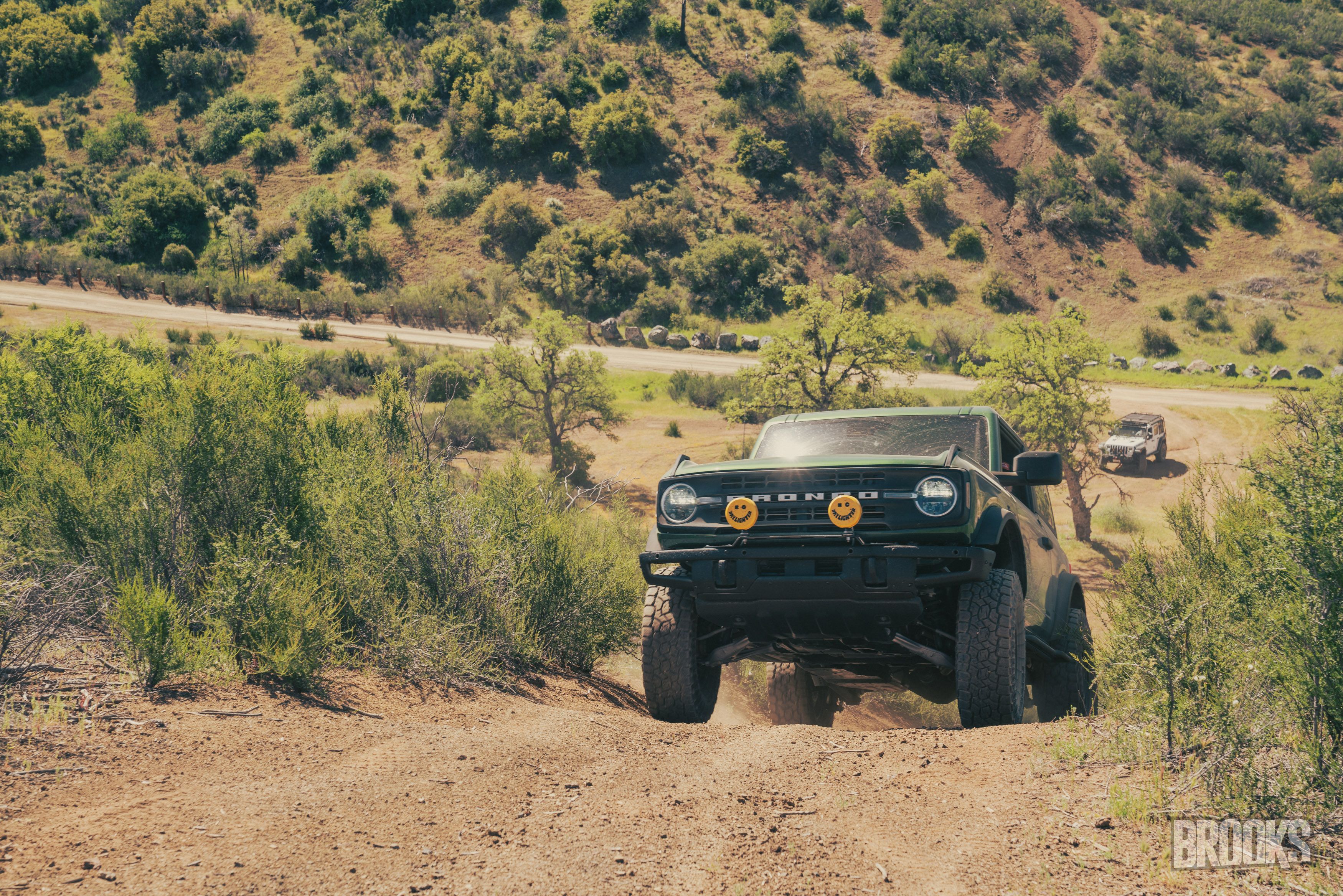 Out for a drive with a bunch of Broncos, a Jeep and a 4Runner ...