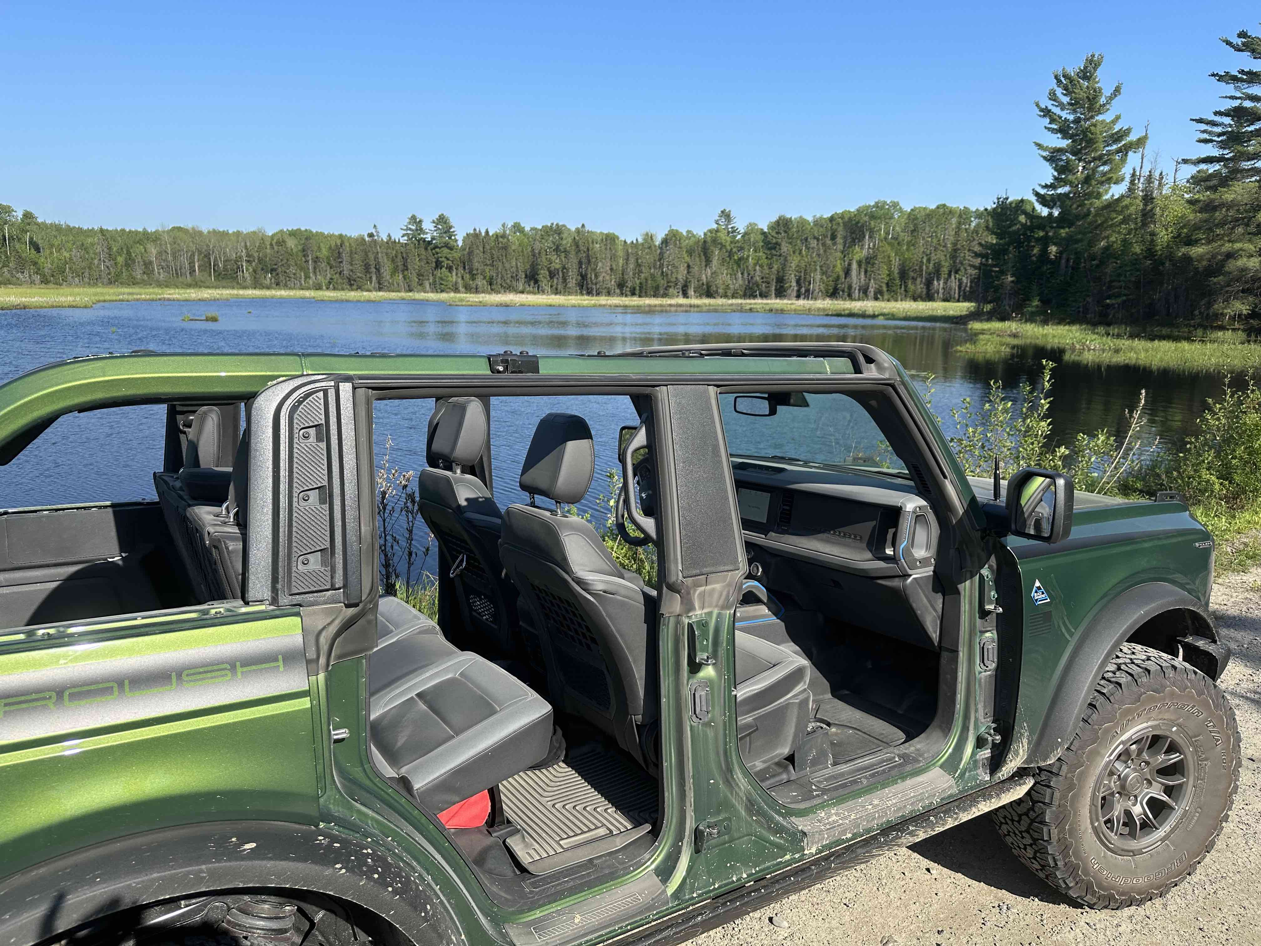 Roof off, doors off and killing it! - Bronco Nation