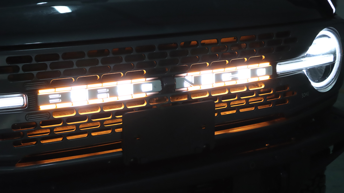 Broaddict LED Grille Lights: Night Stalker - Bronco Nation
